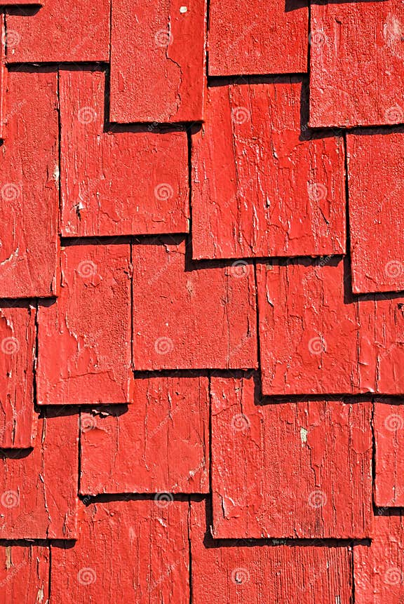 Red Shingles stock photo. Image of painted, siding, shingles - 10345918