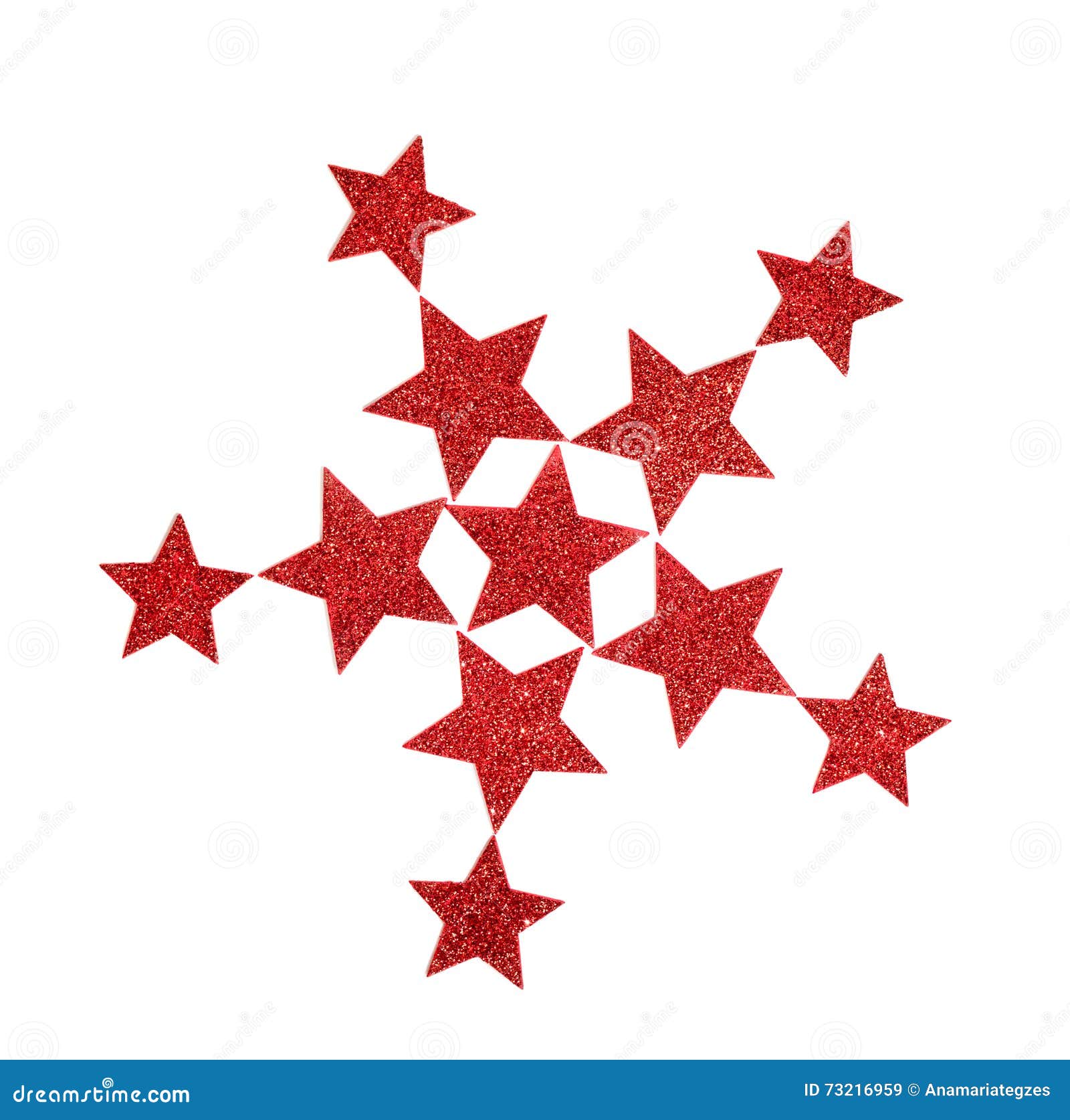 Red Shining Stars stock image. Image of white, christmas - 73216959