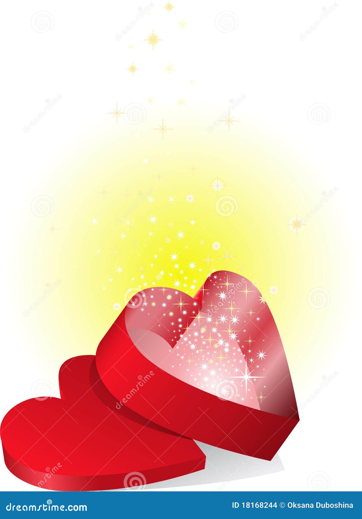 Red shiny box stock vector. Illustration of cover, birthday - 18168244