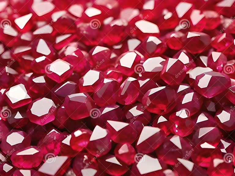 Red Shiny Diamond As Background Stock Illustration - Illustration of ...