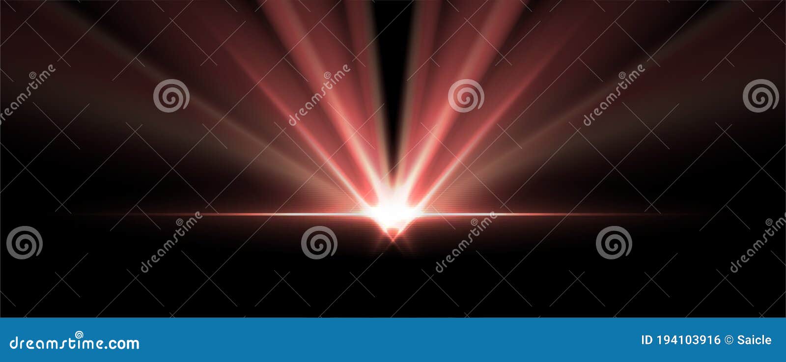 Red Shiny Glowing Rays Abstract Background Stock Vector - Illustration ...