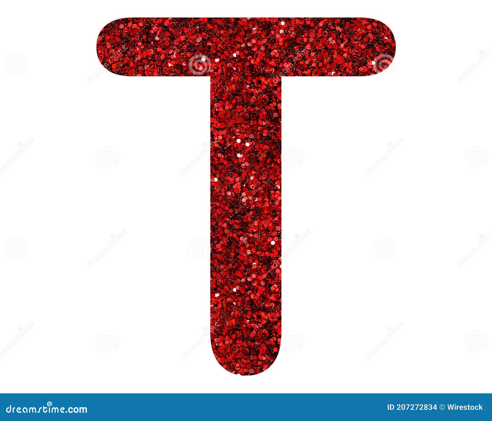 Red Shiny Letter T Isolated on White Background Stock Photo - Image of ...
