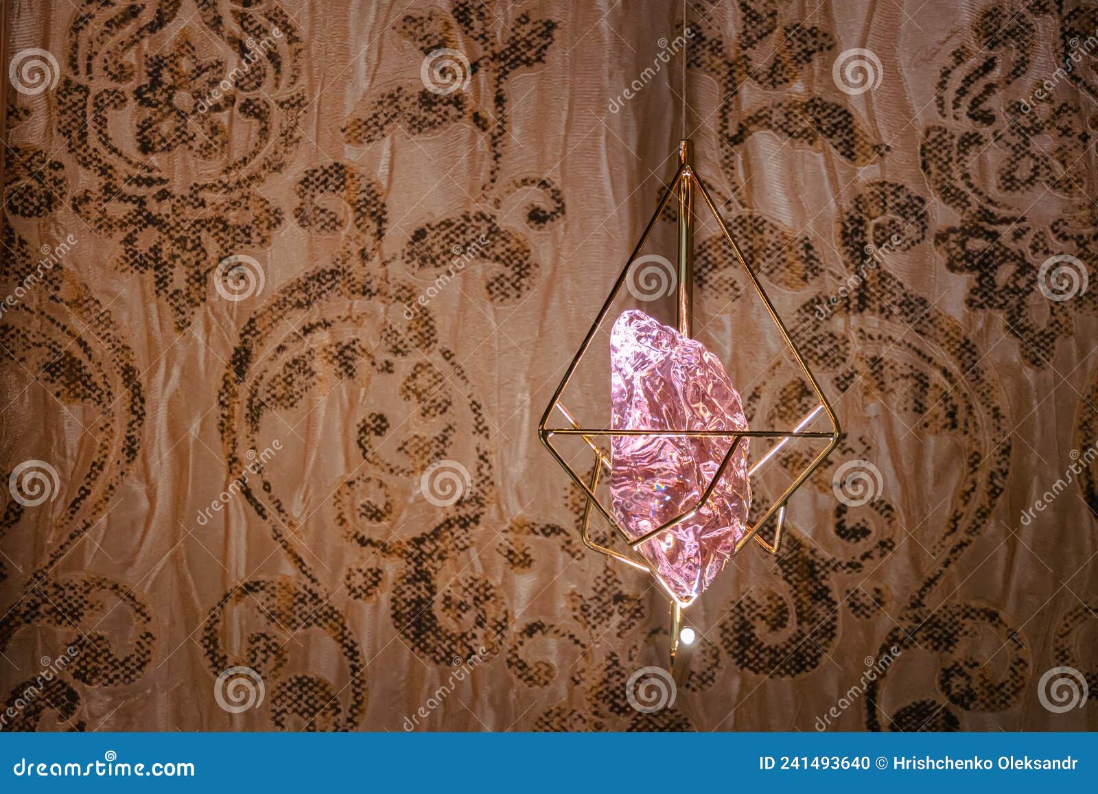 Red Shiny Stone As a Night Light Stock Photo - Image of wallpaper ...