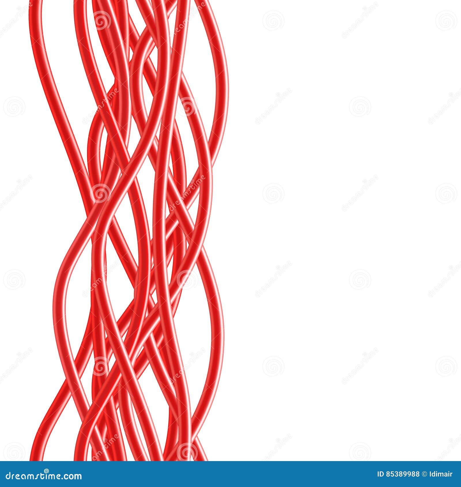 Red Shiny Wire Seamless Background Vector Stock Vector - Illustration ...