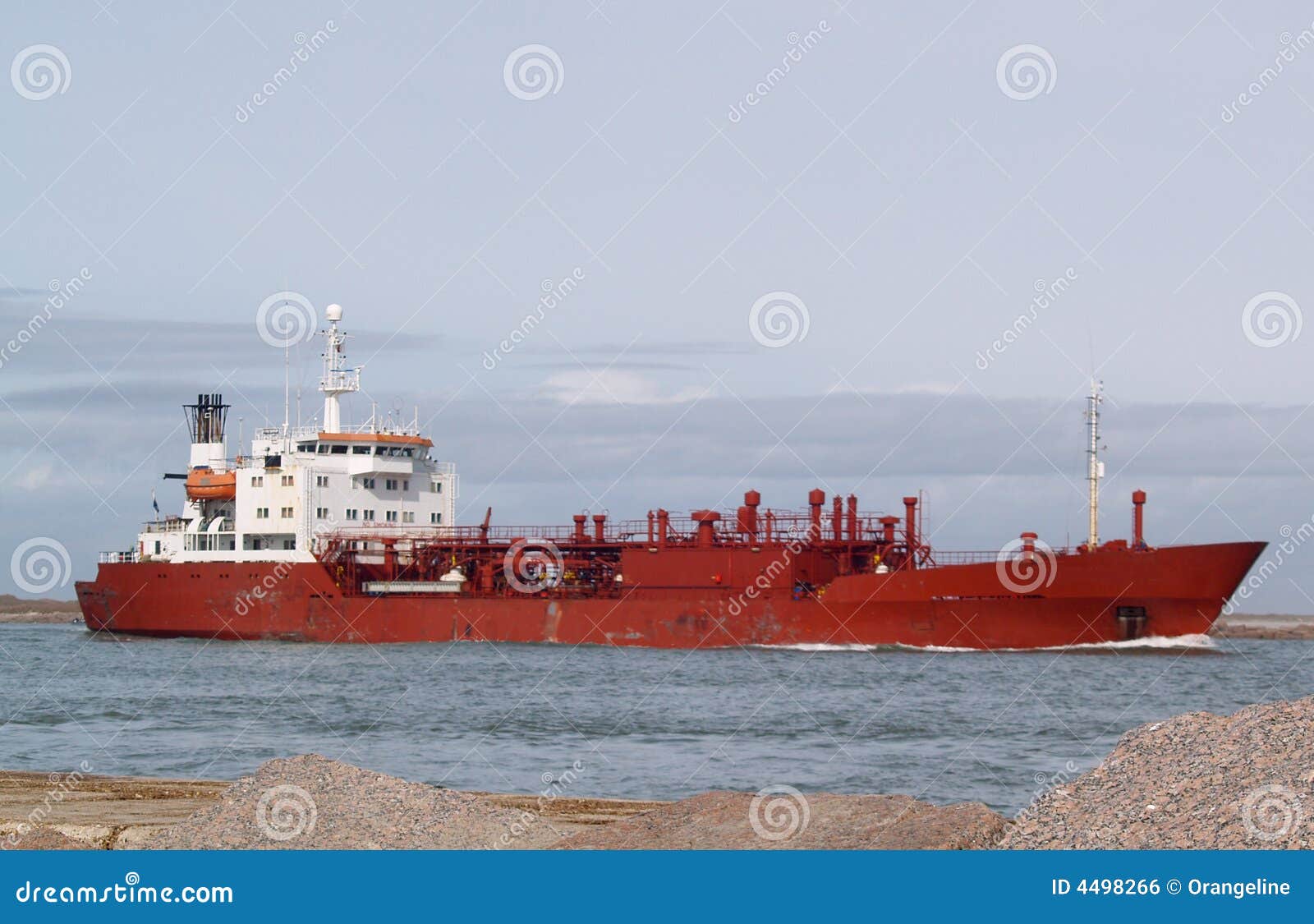 Red Ship stock photo. Image of ocean, crane, sail, black - 4498266