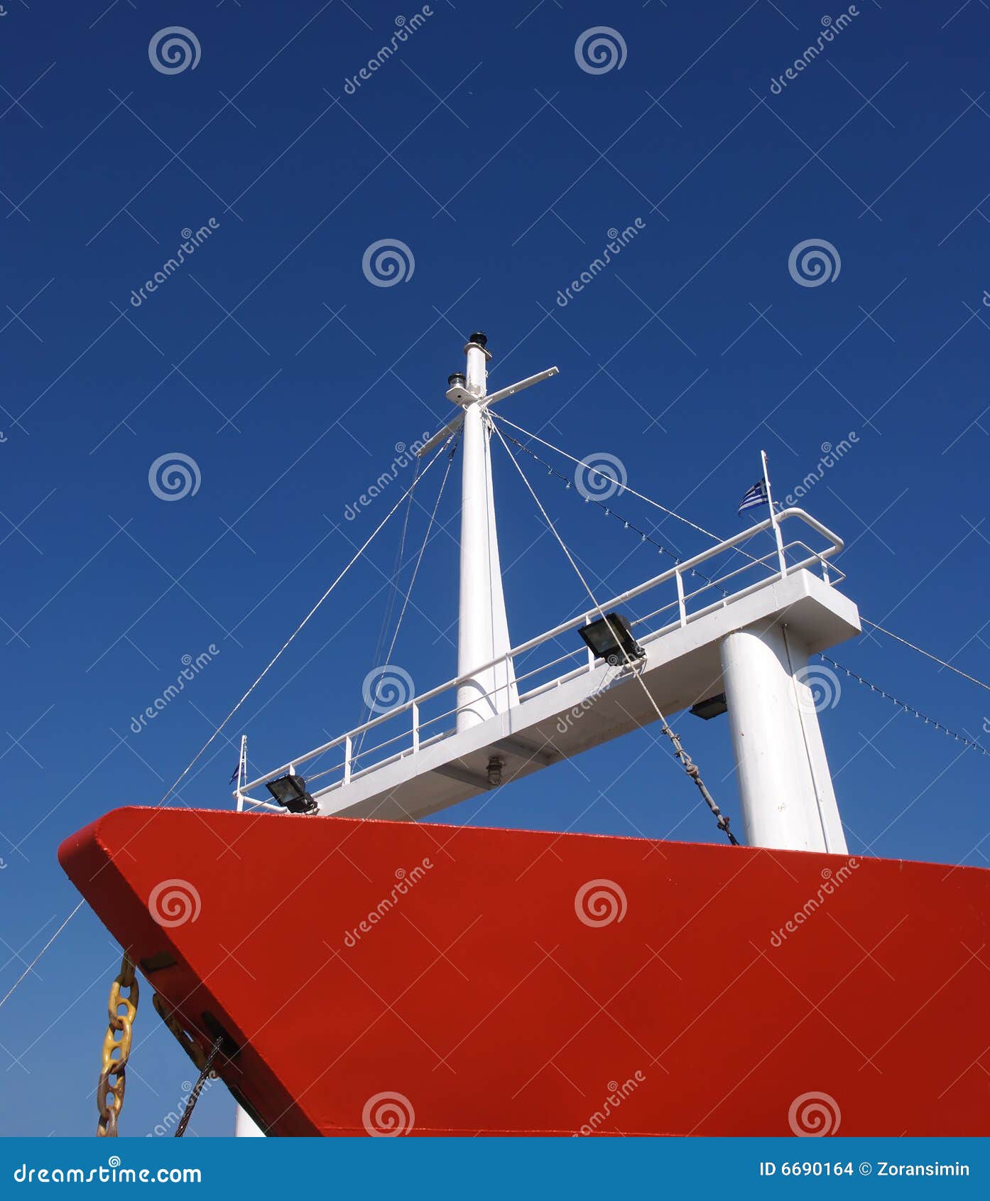 Red ship stock photo. Image of line, transportation, color - 6690164
