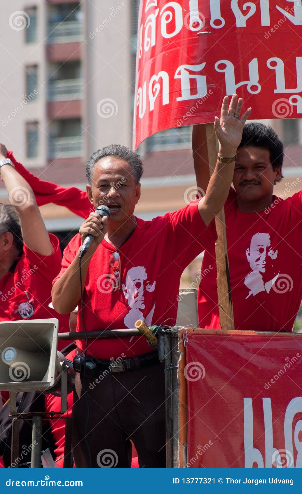 Red Shirt Demonstrations in Bangkok 2010 Editorial Photo - Image of ...