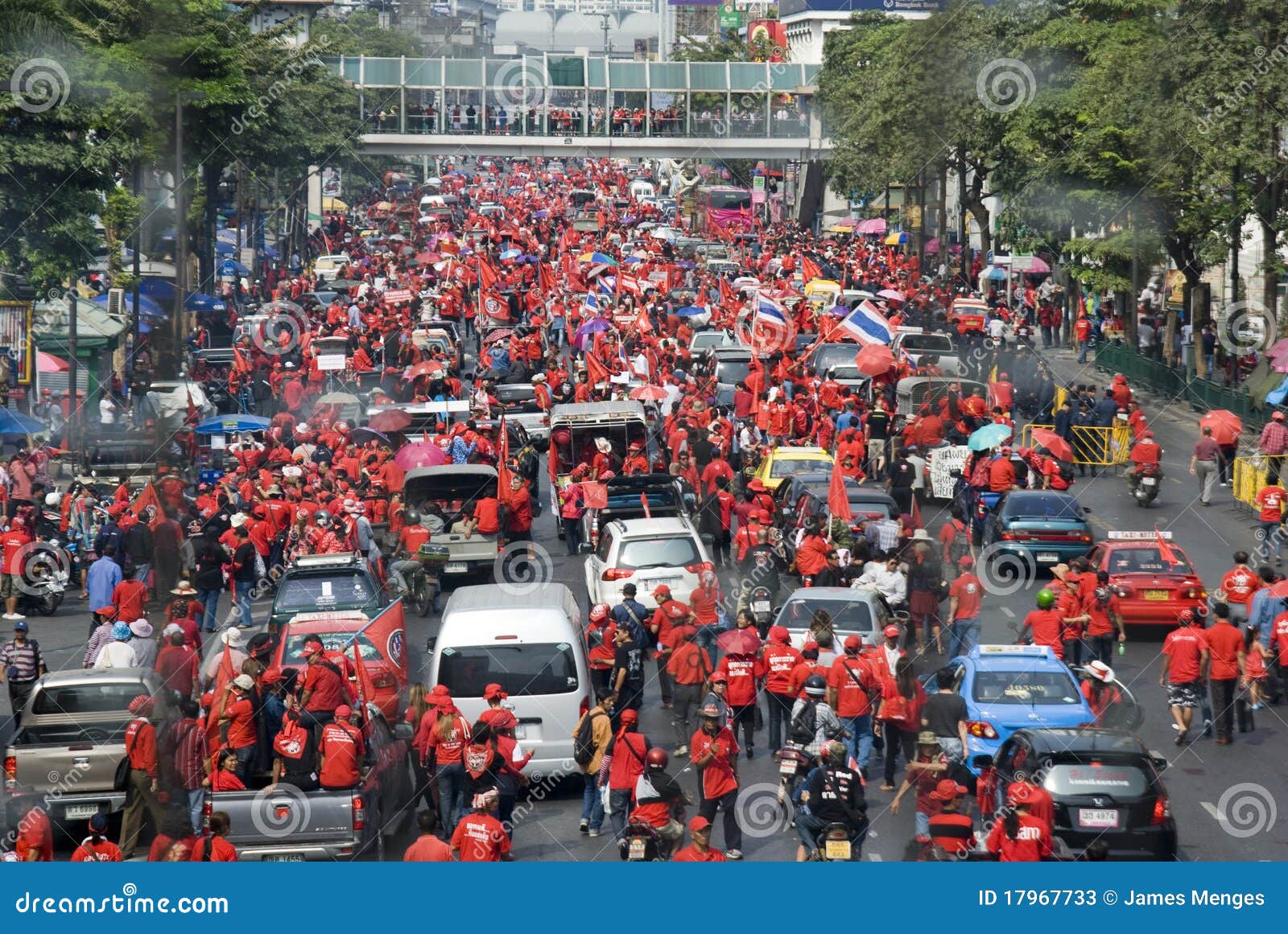 Red Shirt Protest - Bangkok Editorial Stock Photo - Image of resistance ...