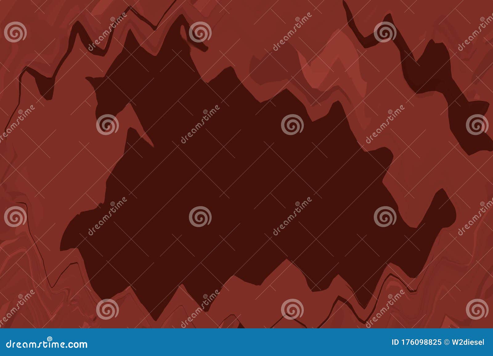 Red Shock Wave 3d Abstract Design Stock Illustration - Illustration of ...