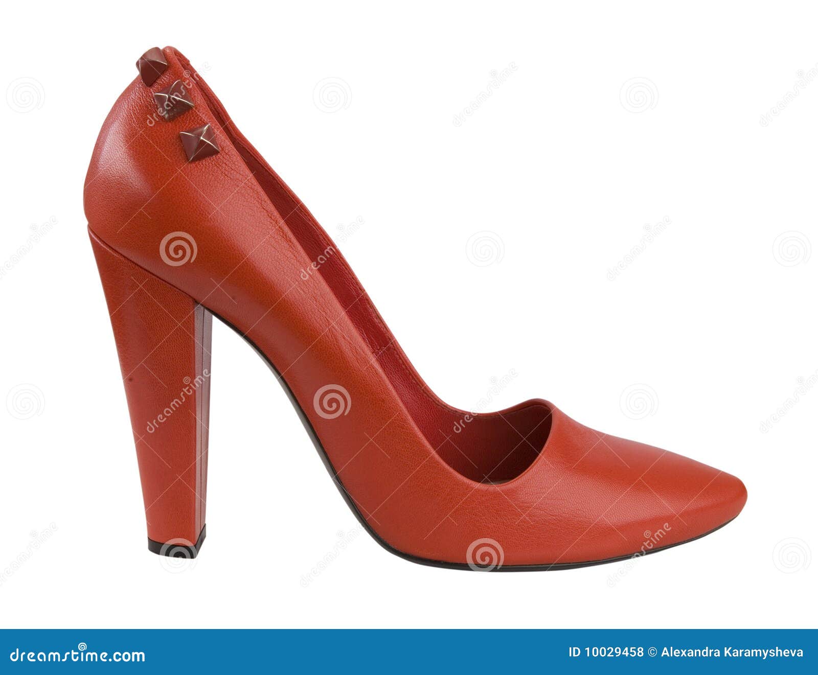 Red shoe stock photo. Image of colourful, high, closeup - 10029458