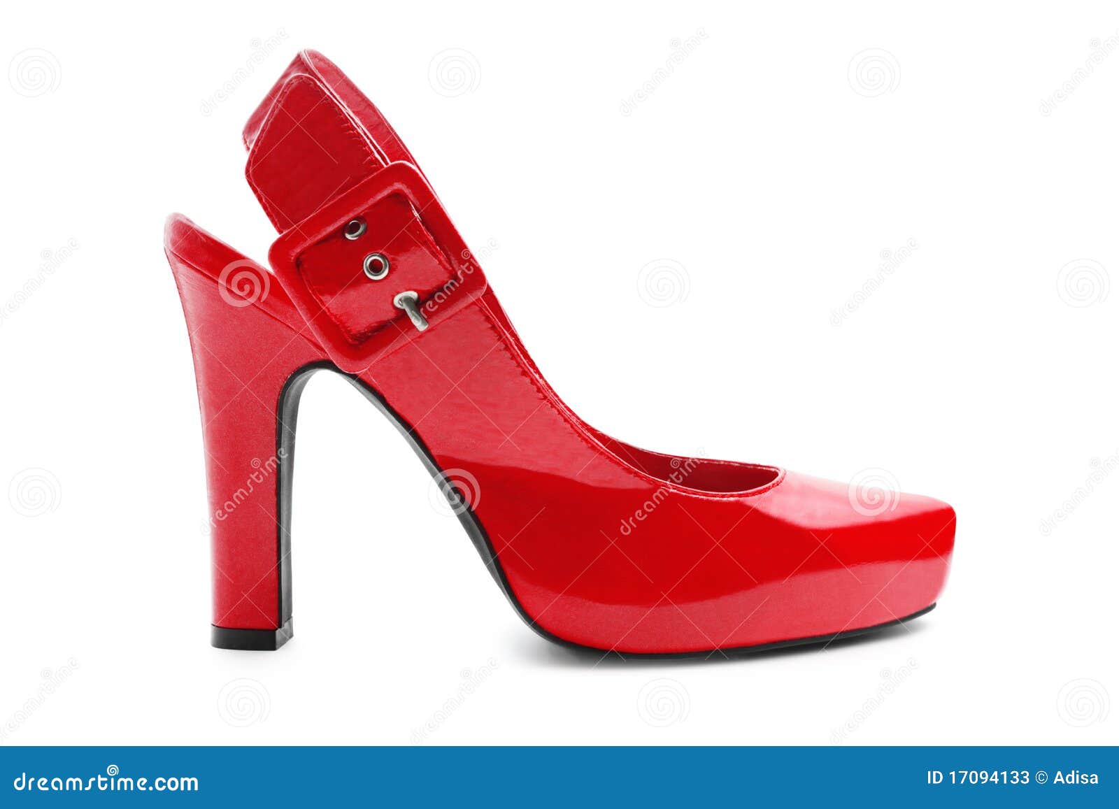 Red shoe stock image. Image of heels, bright, garment - 17094133