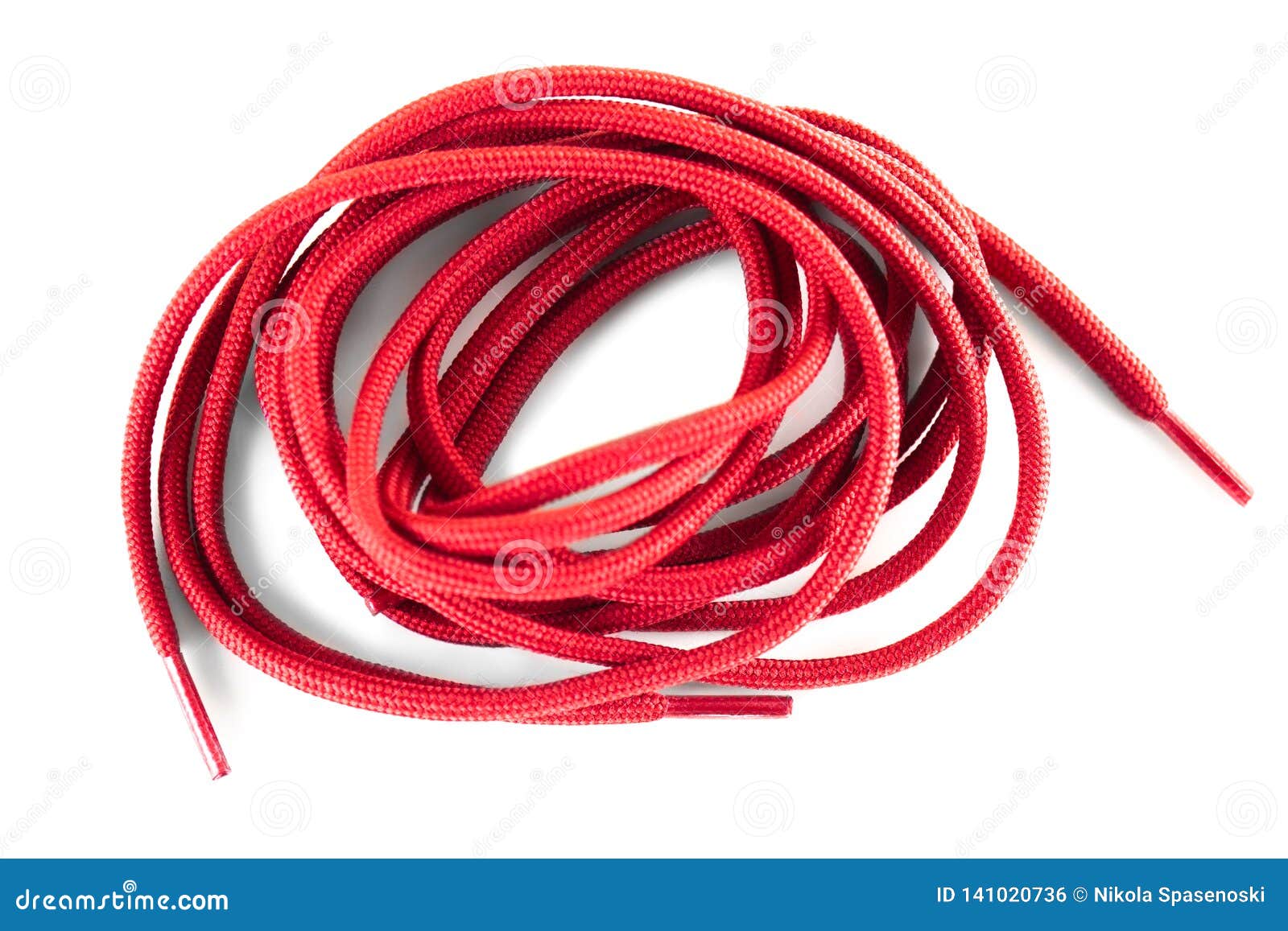 Red shoe laces stock photo. Image of laces, white, shoelace - 141020736