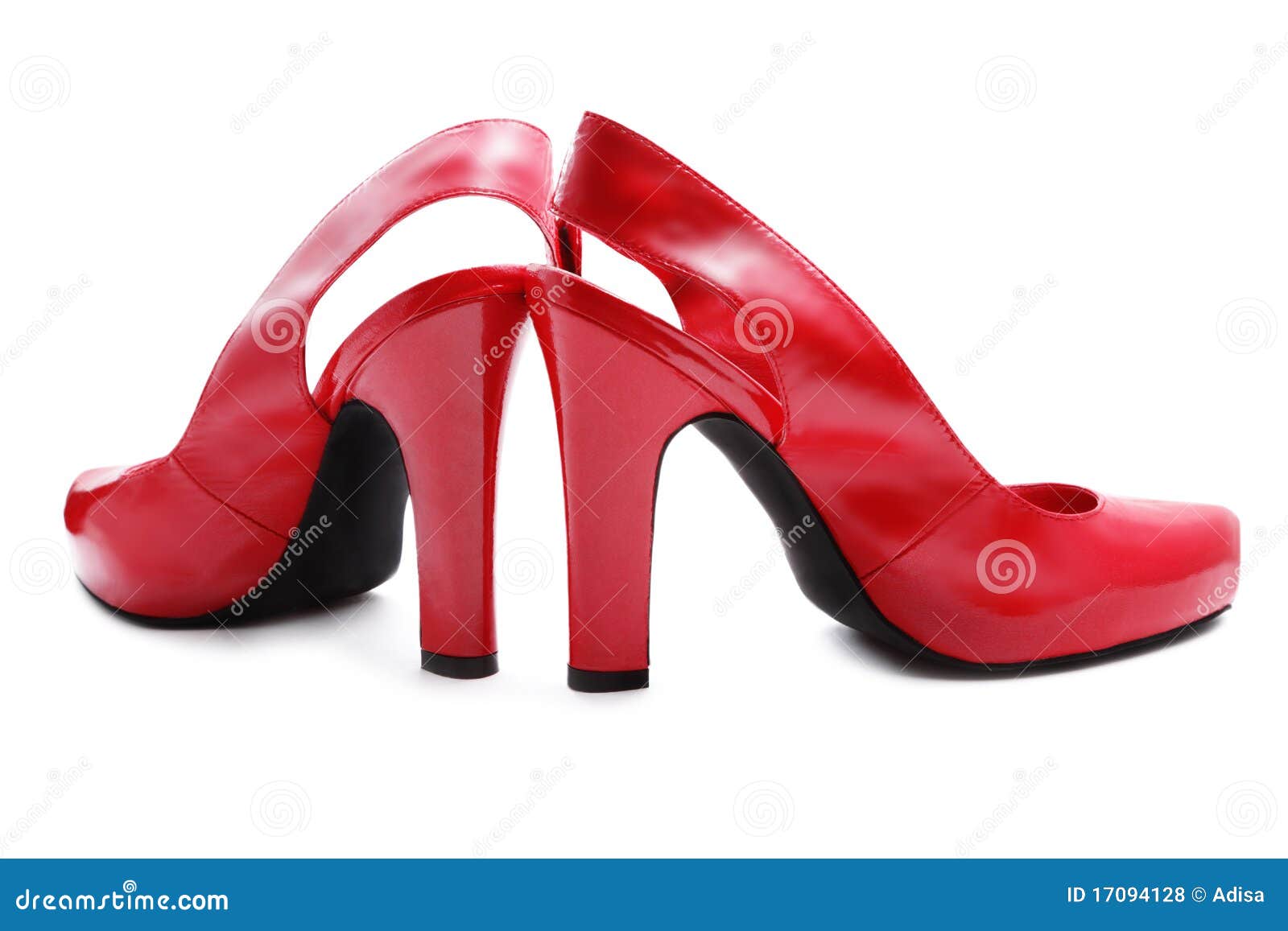 Red shoes stock photo. Image of garment, heels, footwear - 17094128