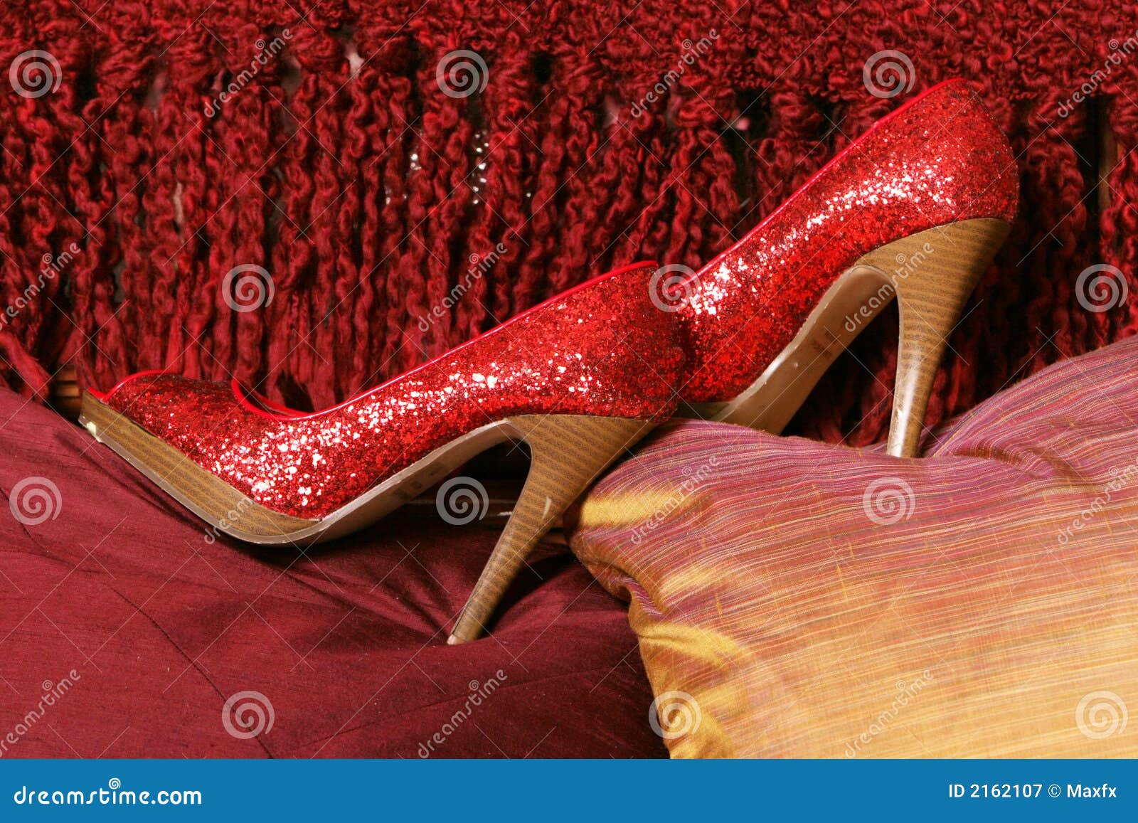 Red shoes stock image. Image of shiny, shoe, beautiful - 2162107