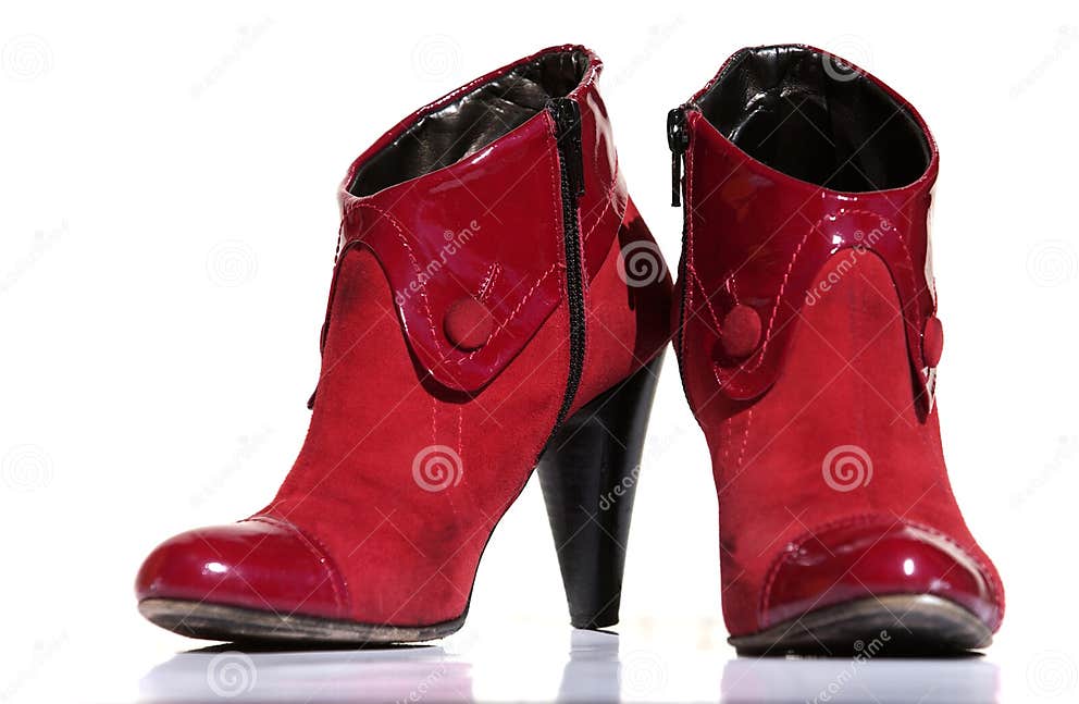Red shoes stock photo. Image of clothing, leather, luxury - 5031714