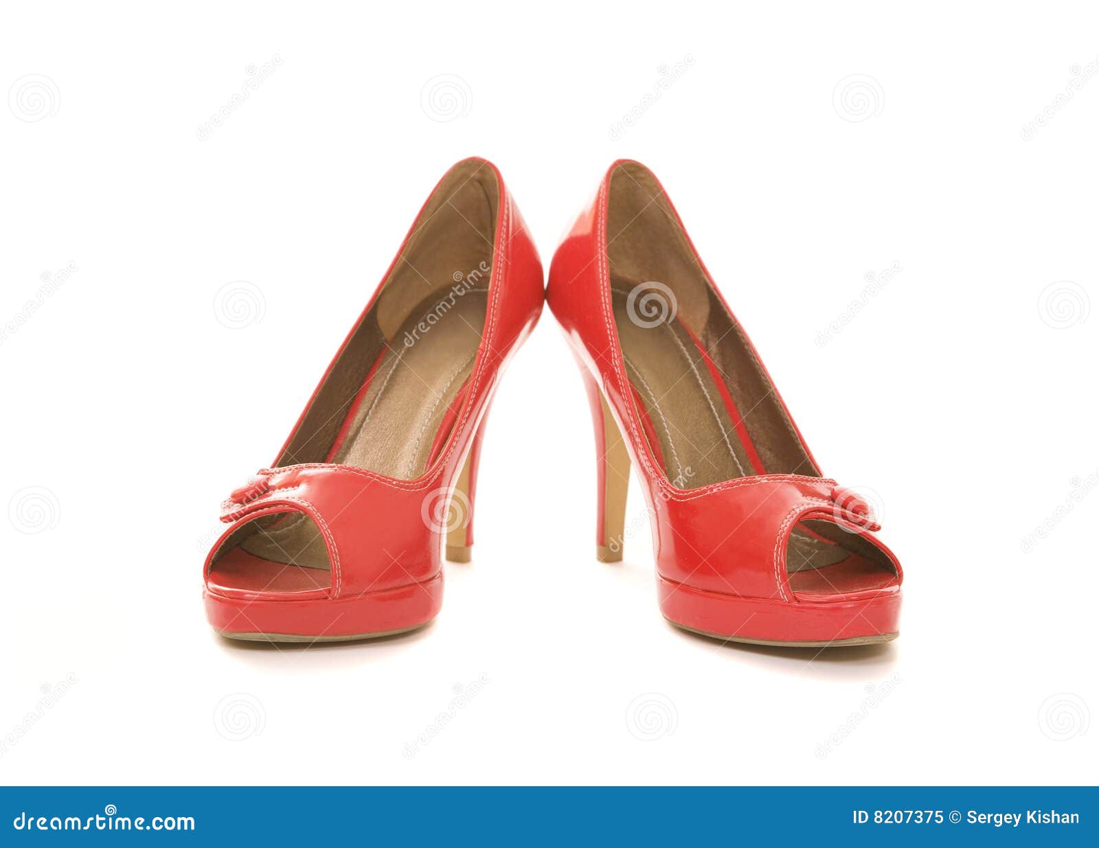 Red shoes stock image. Image of elegance, cool, high, reflection - 8207375