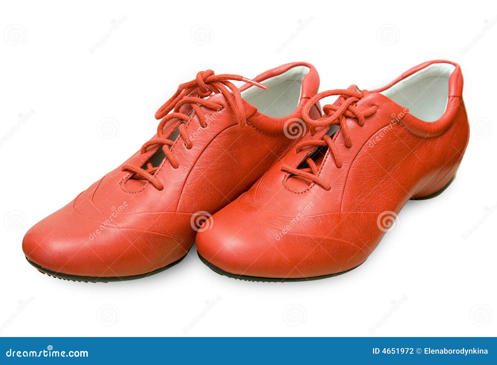 Red shoes isolated stock photo. Image of closeup, female - 4651972
