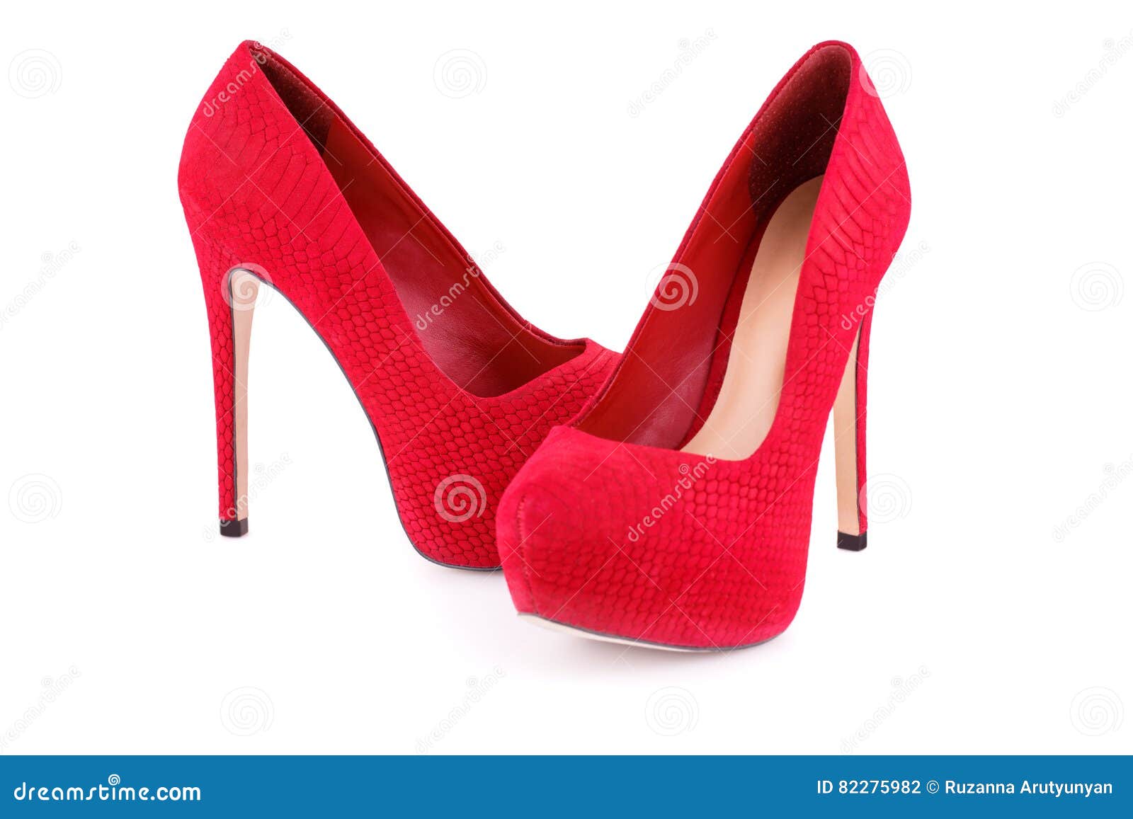 Red shoes stock photo. Image of platform, isolation, elegance - 82275982
