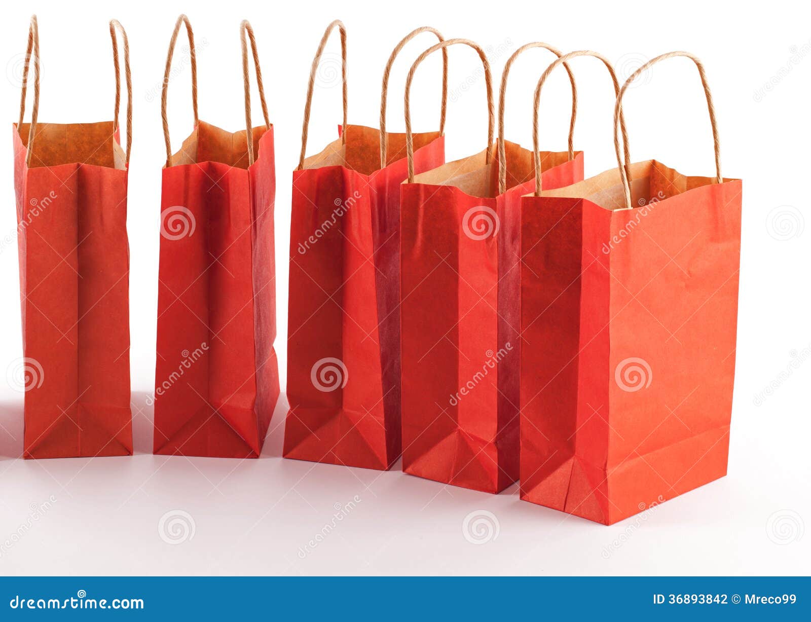 Red shopping bag line stock photo. Image of discount - 36893842