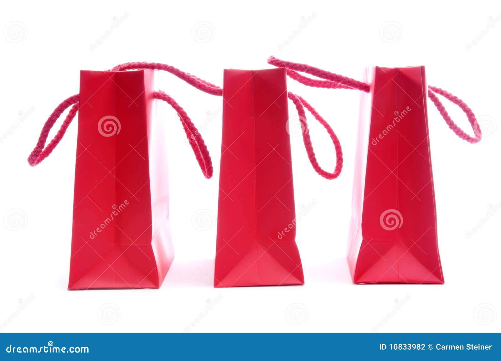 Red Shopping bags stock photo. Image of xmas, retail - 10833982