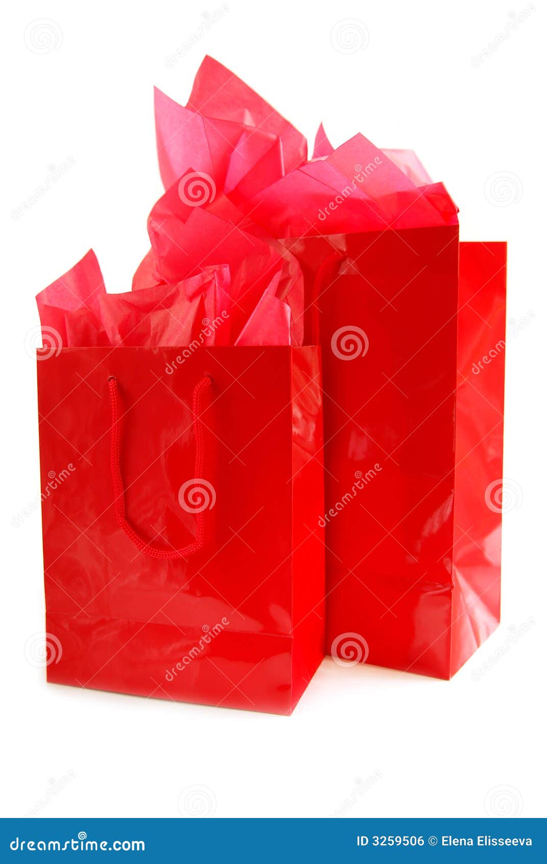 Red shopping bags stock photo. Image of christmas, gift - 3259506