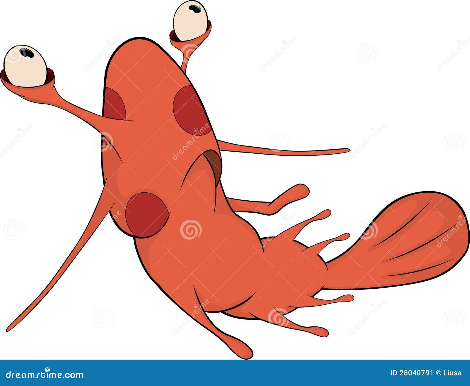 Red Shrimp Cartoon | CartoonDealer.com #28040791