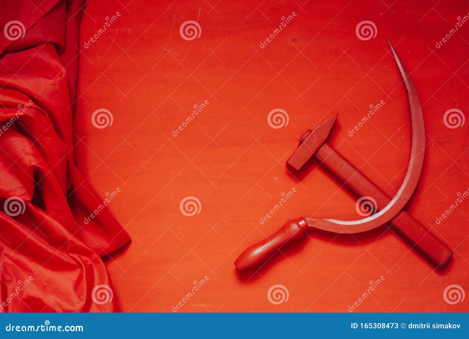 Red Sickle and Hammer Communism Soviet Union History Stock Image ...
