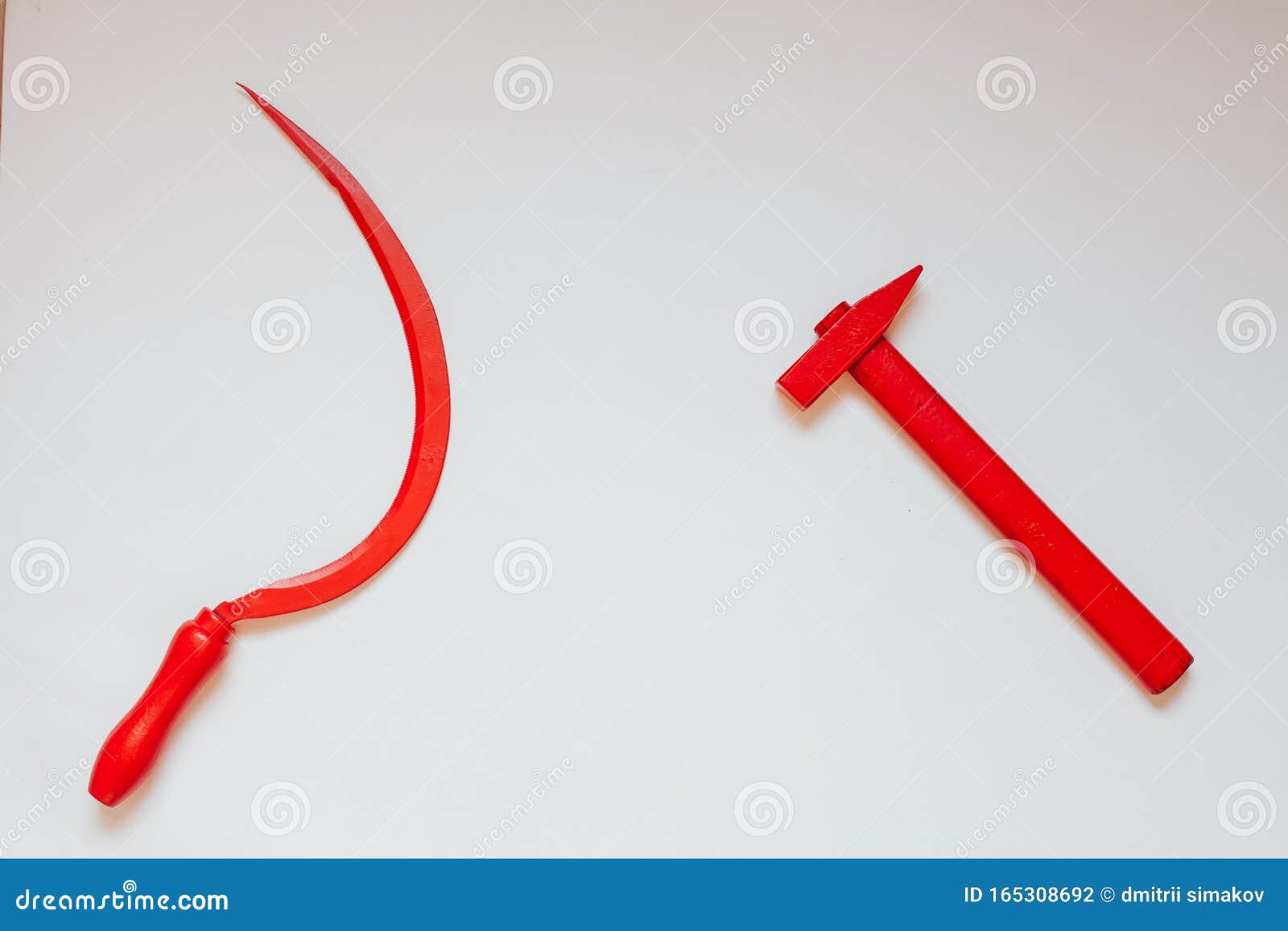 Red Sickle and Hammer Communism Soviet Union History Stock Photo ...