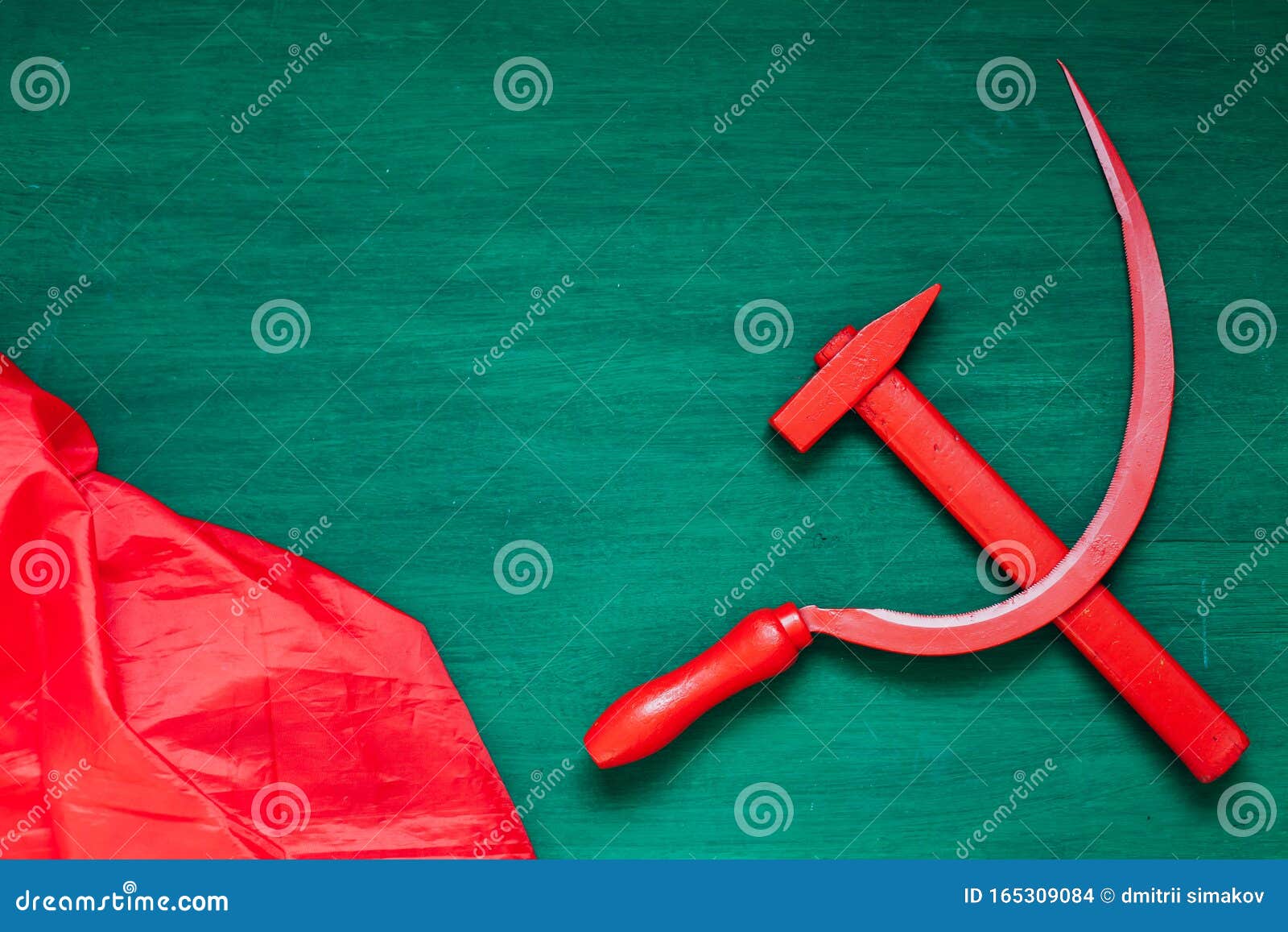 Red Sickle and Hammer Communism Soviet Union History Stock Photo ...