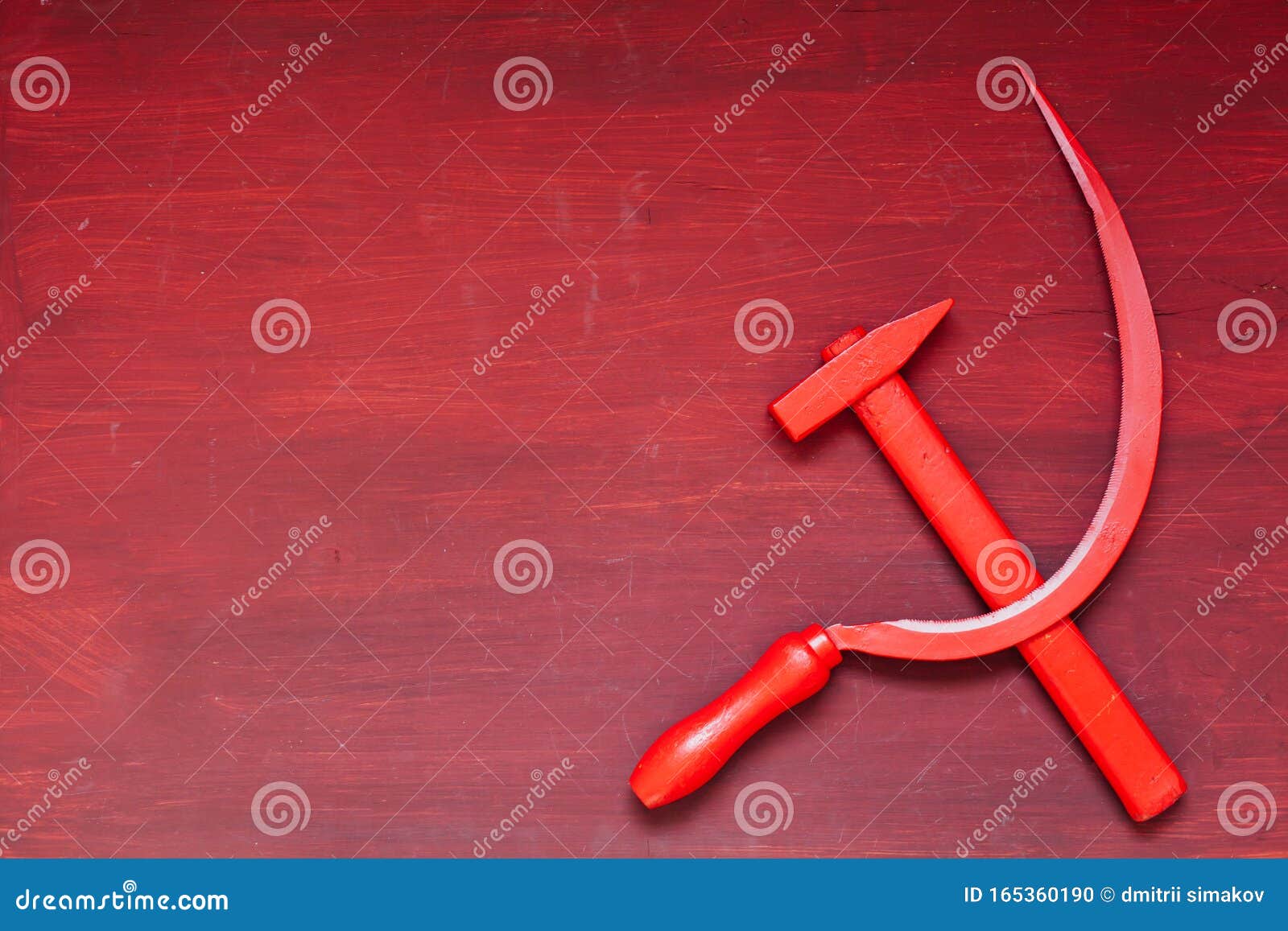 Red Sickle and Hammer Communism Soviet Union History Stock Photo ...