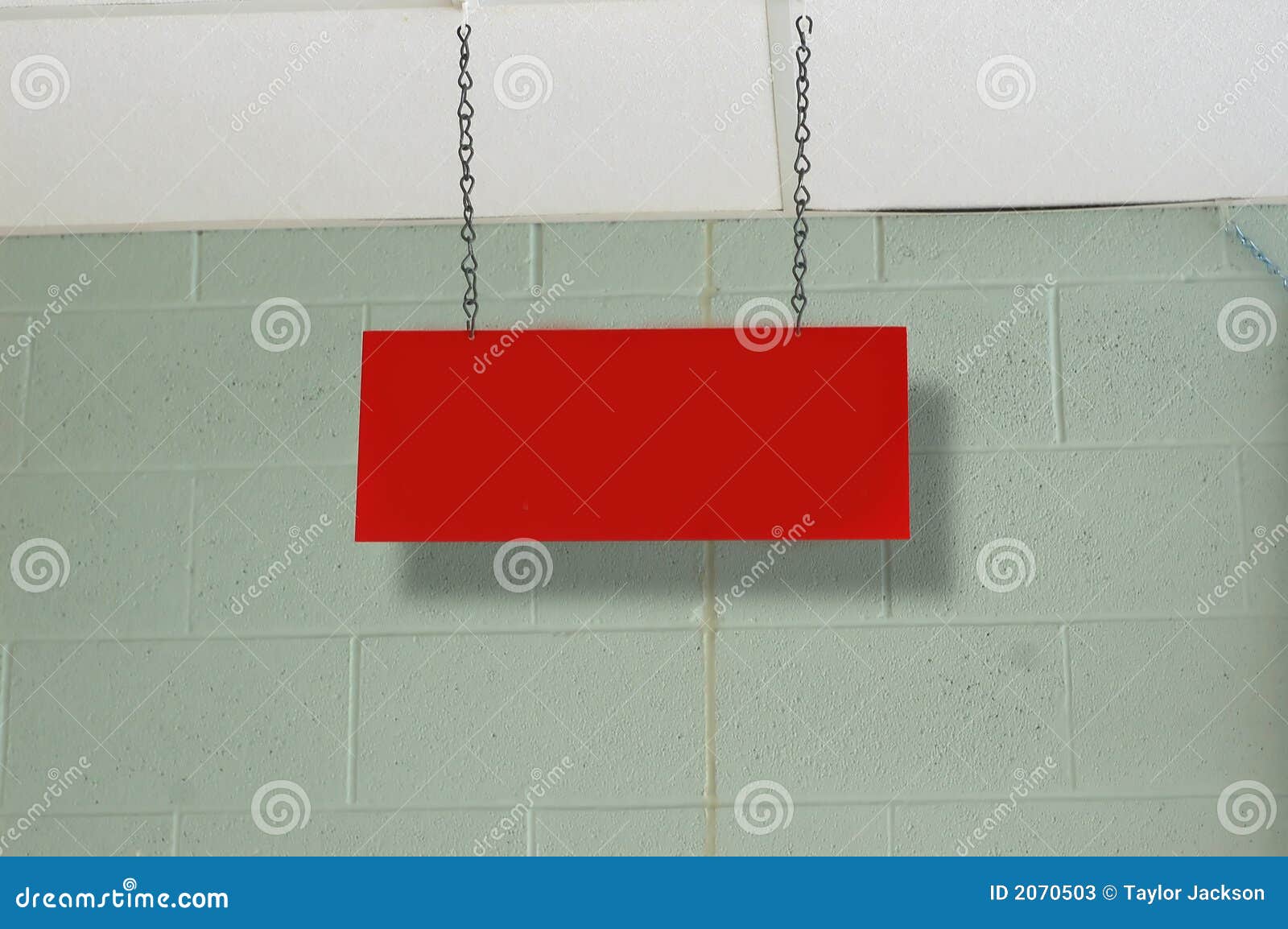 Red sign stock image. Image of hanging, signboard, marker - 2070503