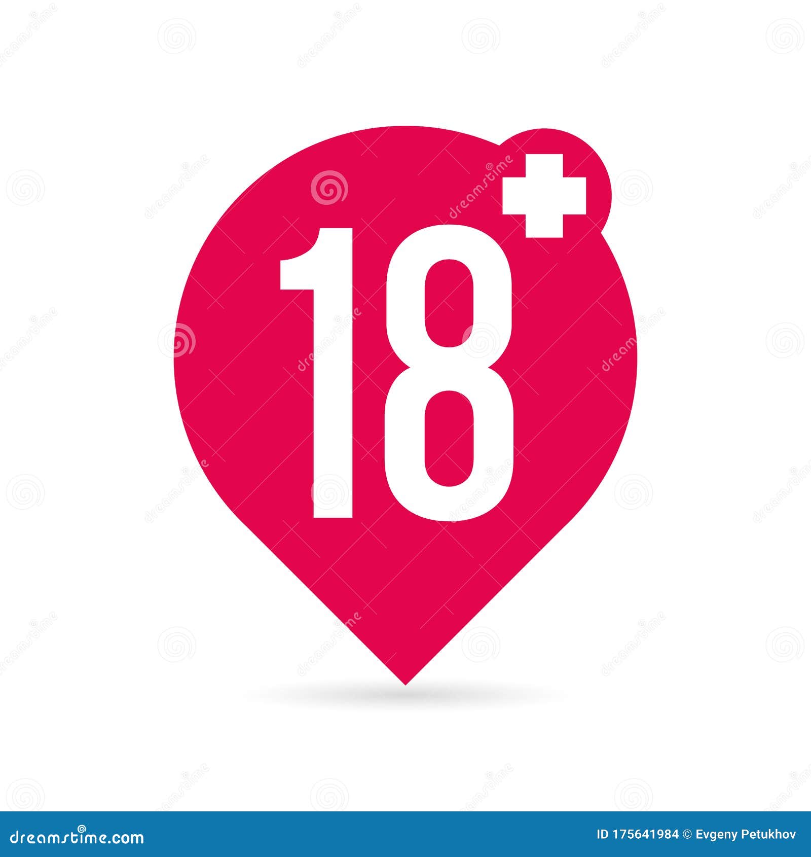 Age Limit 12 Plus. Vector Illustration Made Up Of Airy Popcorn ...