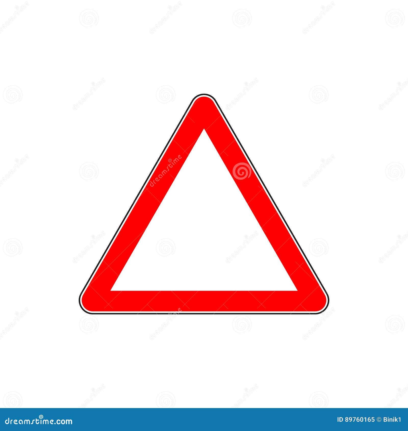 Danger Triangle Sign Yellow Background Cartoon Vector | CartoonDealer ...
