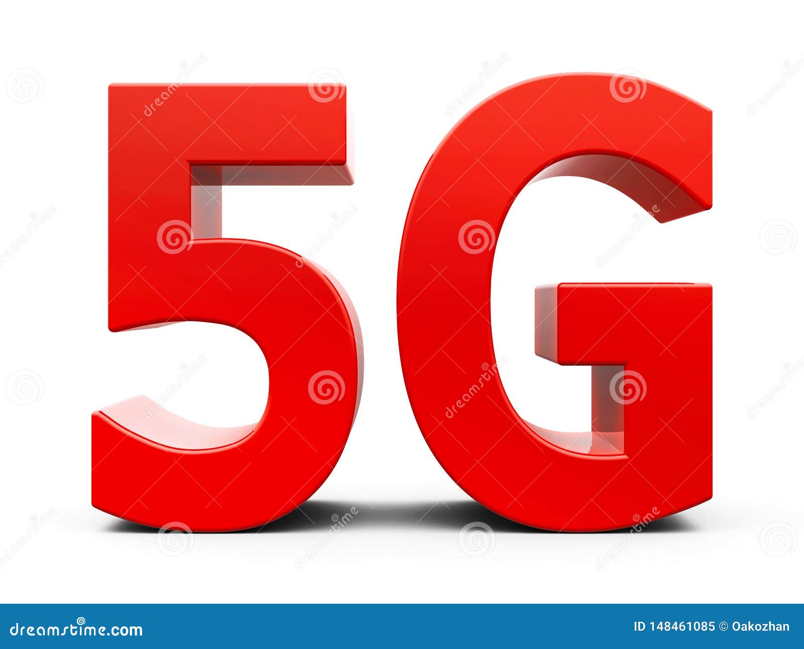 Red sign 5G stock illustration. Illustration of channel - 148461085
