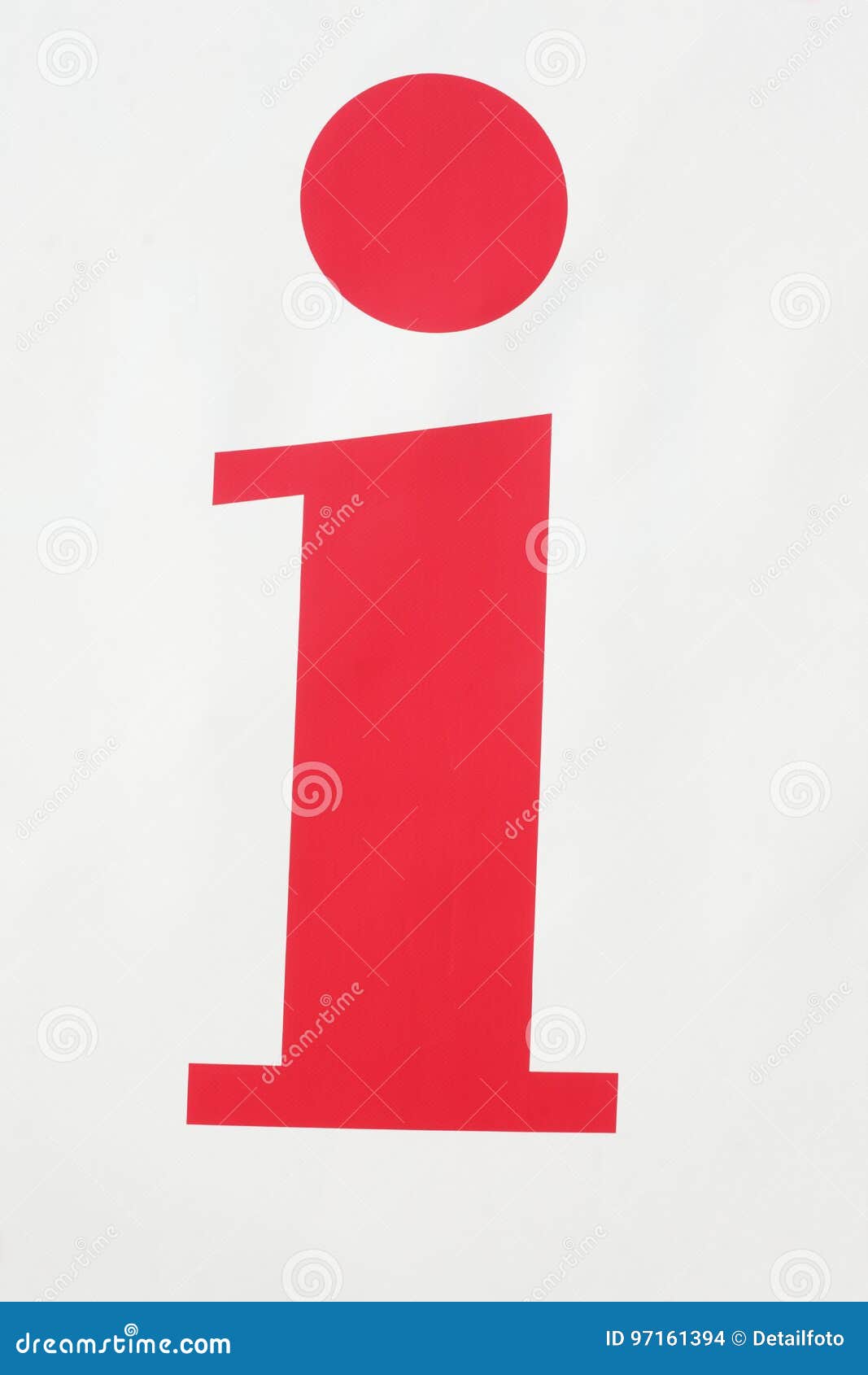 Red sign i stock photo. Image of point, information, sign - 97161394