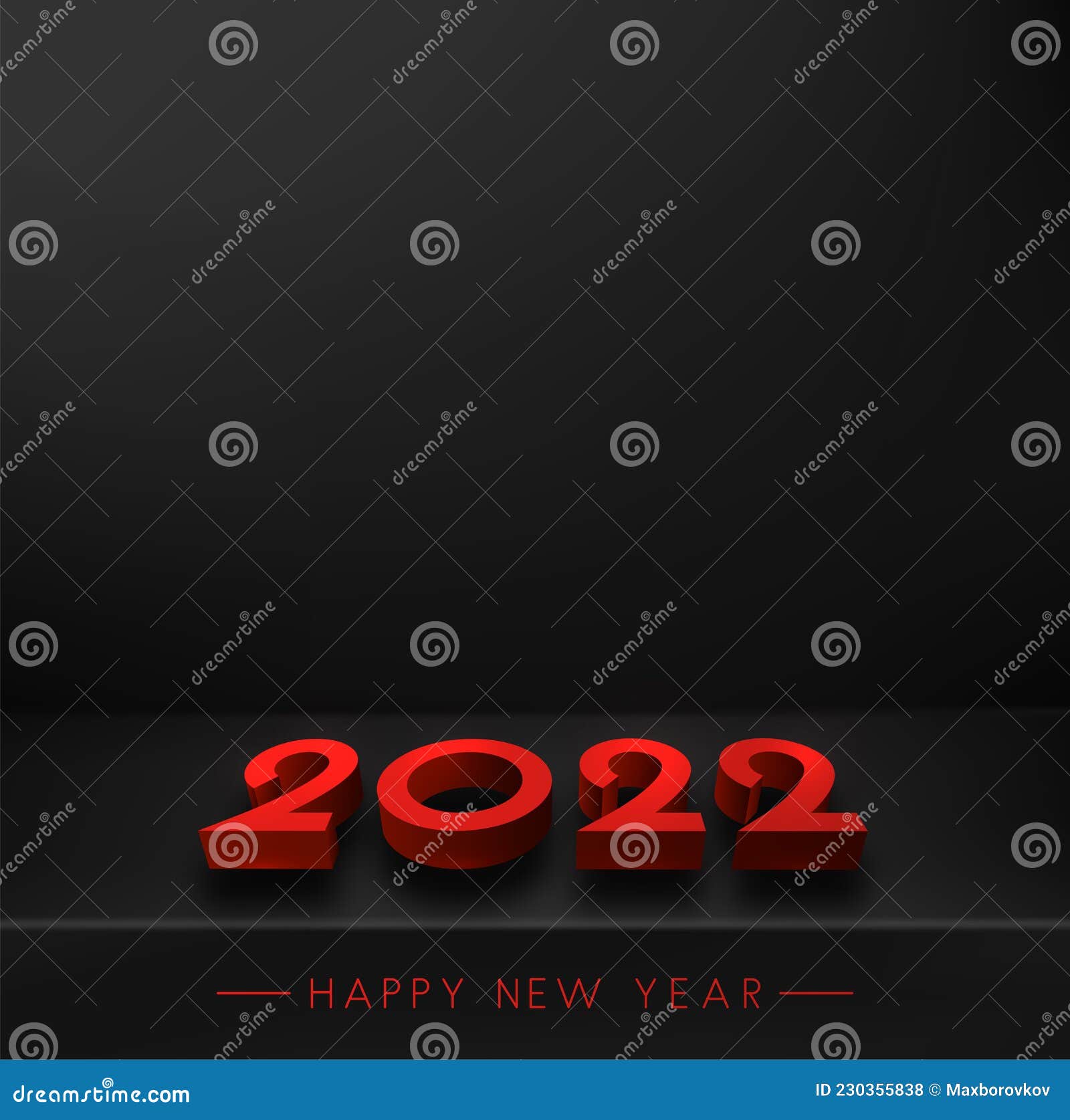 Red 2022 Sign Lying on Surface Stock Vector - Illustration of celebrate ...