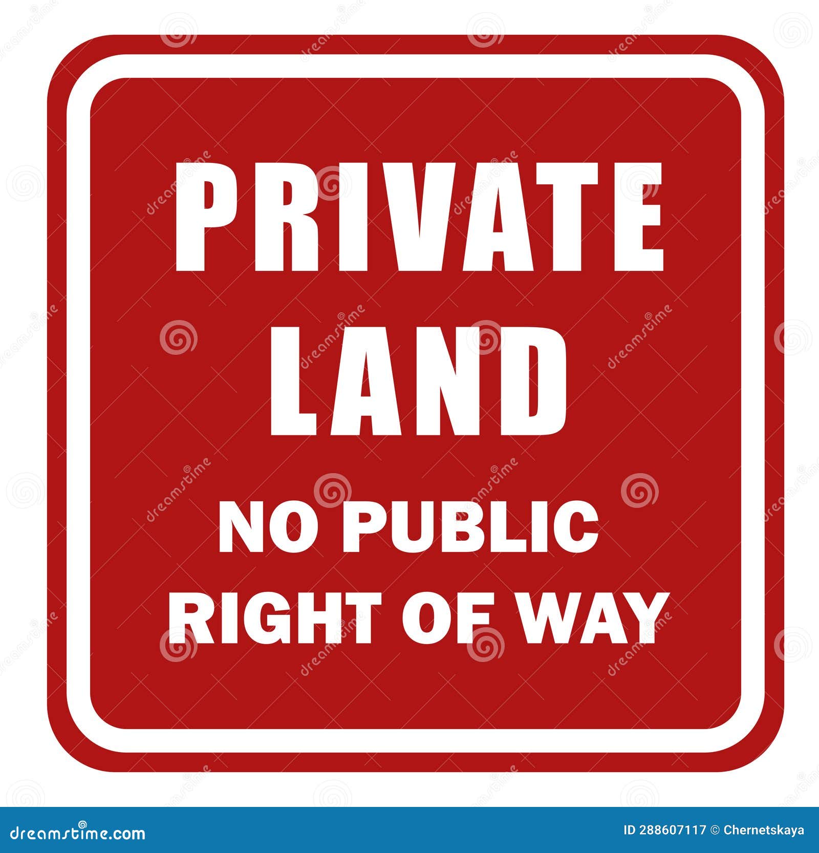 Red Sign with Text Private Land No Public Right of Way Stock Image ... Red Sign with Text Private Land No Public Right of Way Stock Image ...