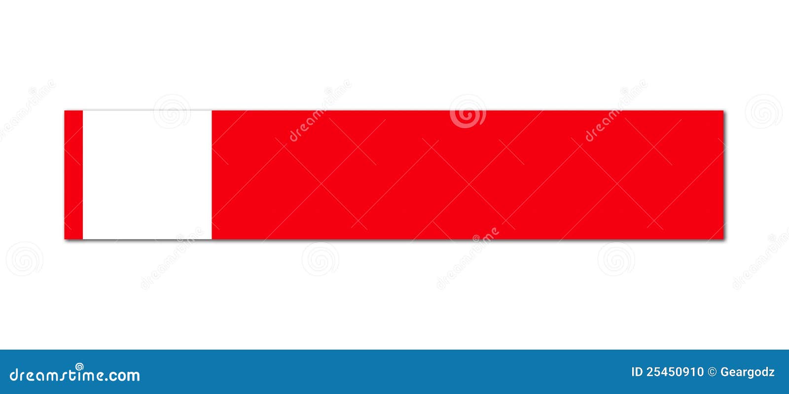 Red sign on white stock illustration. Illustration of directional ...