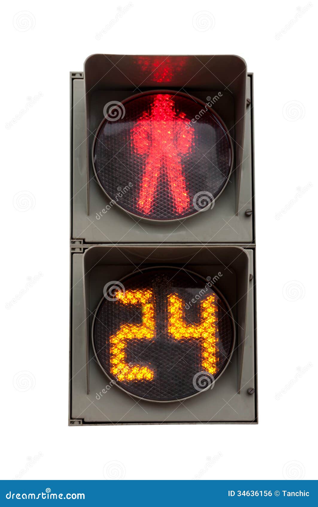 Red Signal of a Traffic Light Stock Photo - Image of rule, management ...