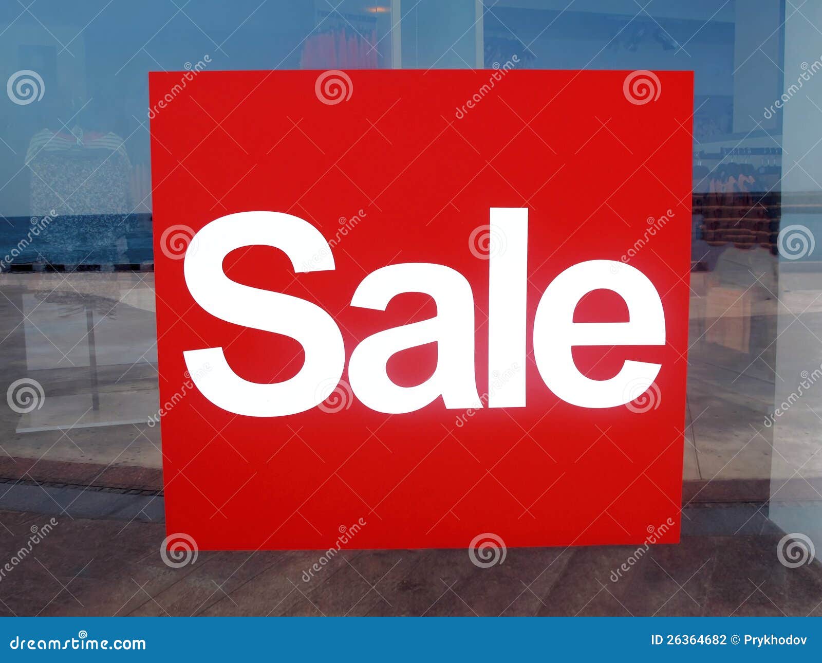 Red signboard sale stock photo. Image of contemporary - 26364682