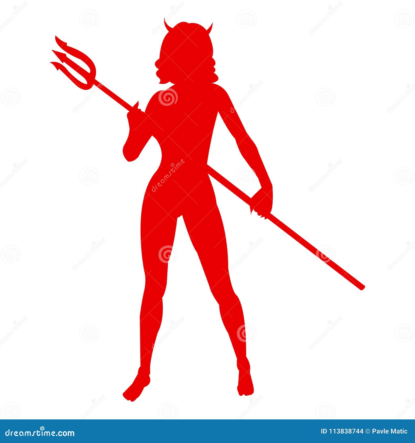 Devil Silhouette Royalty-Free Stock Image | CartoonDealer.com #4579150