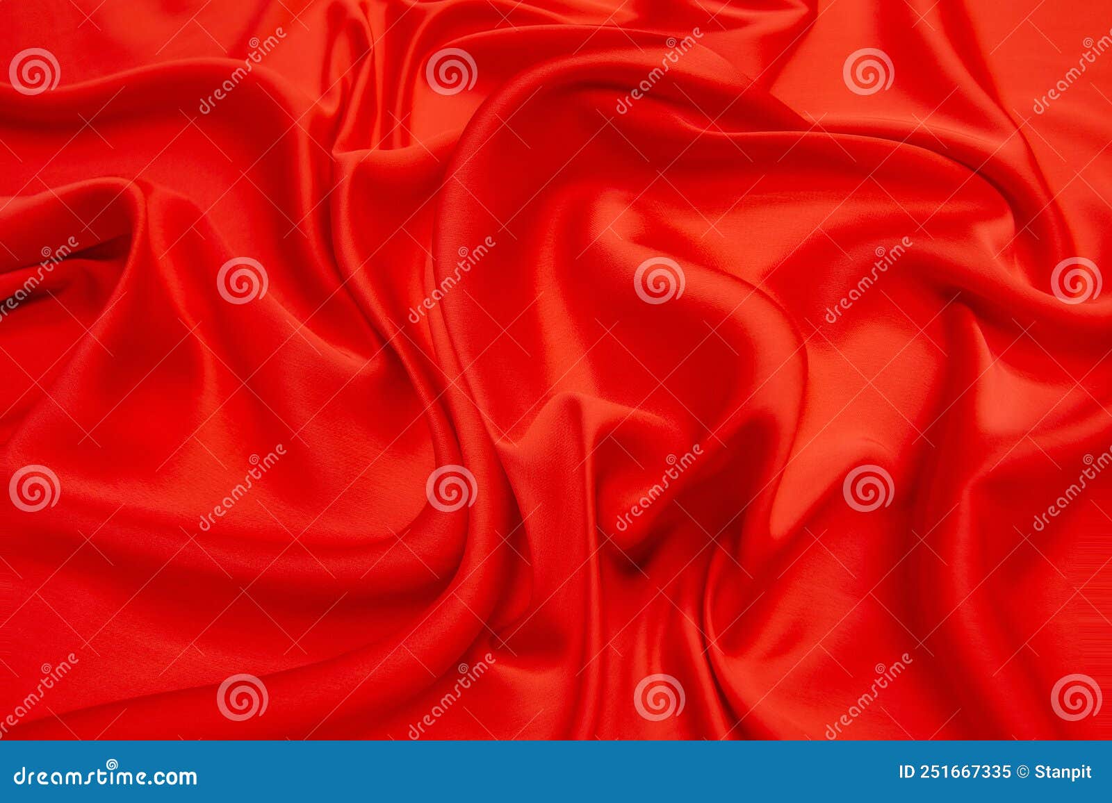 Red Silk Fabric Cloth Waves Background Texture. Stock Image - Image of ...