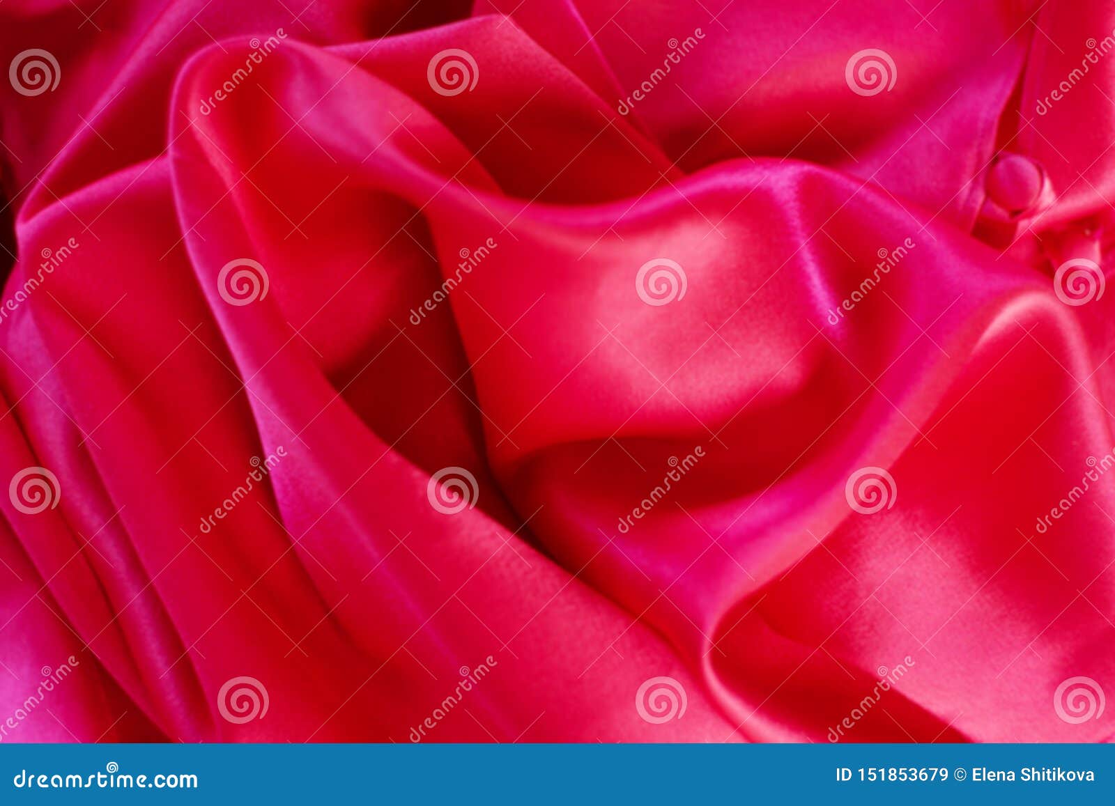 Red Silk Fabric Lined with Waves. Luxury Background Stock Image - Image ...