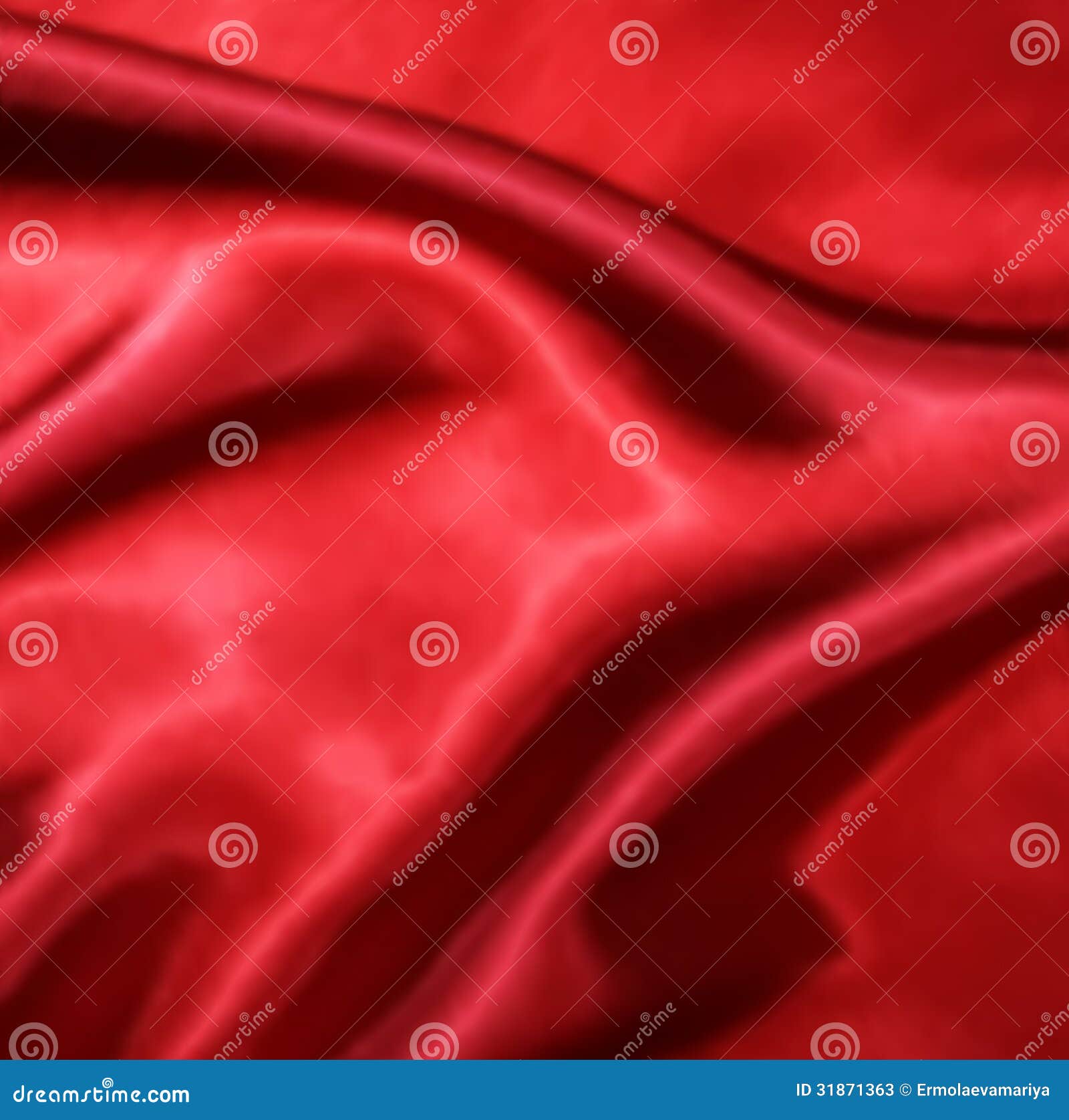 Red Silk Fabric Texture. Vector Stock Vector - Illustration of lustrous ...