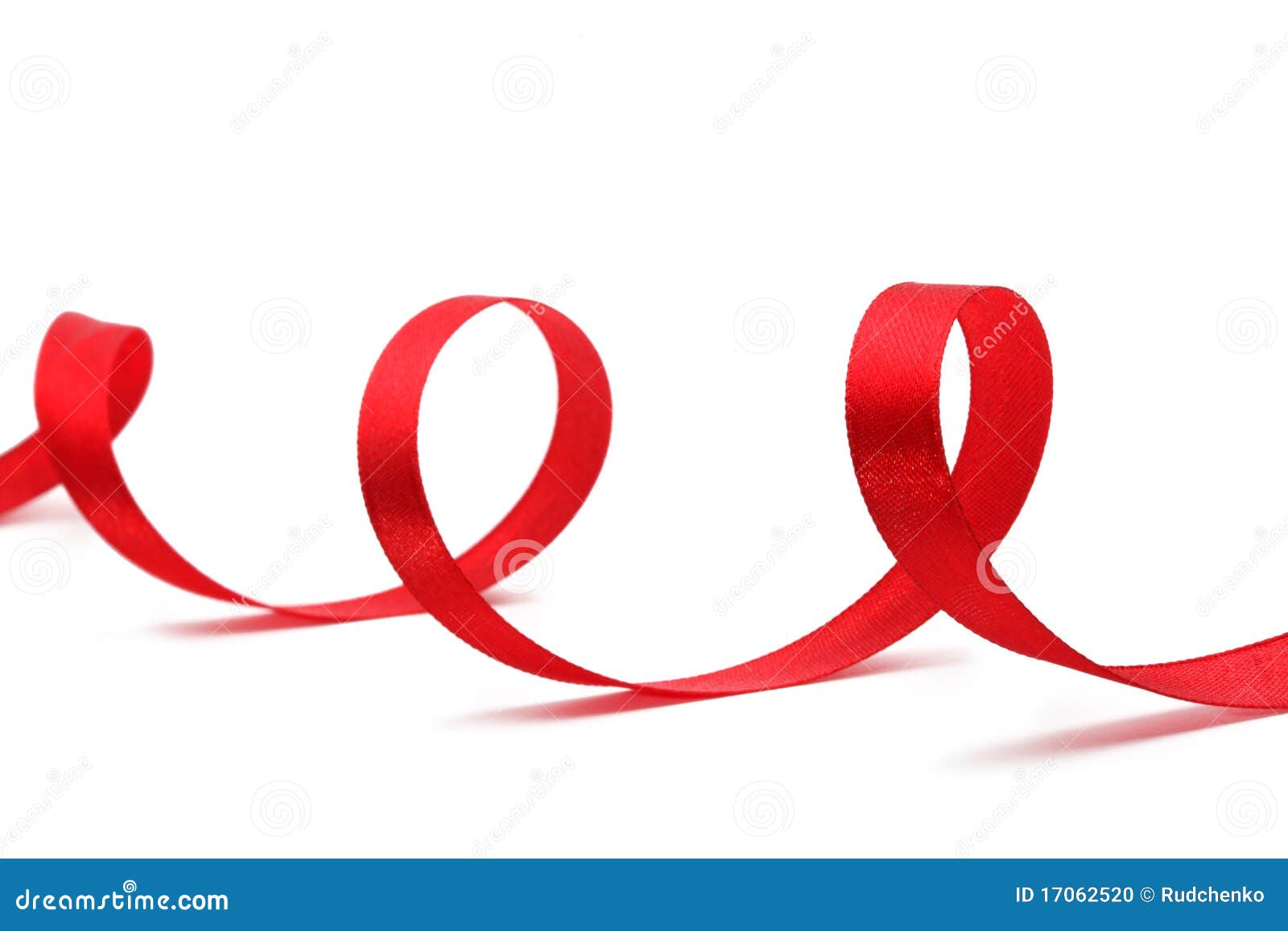Red silk ribbon stock photo. Image of celebration, decorative - 17062520
