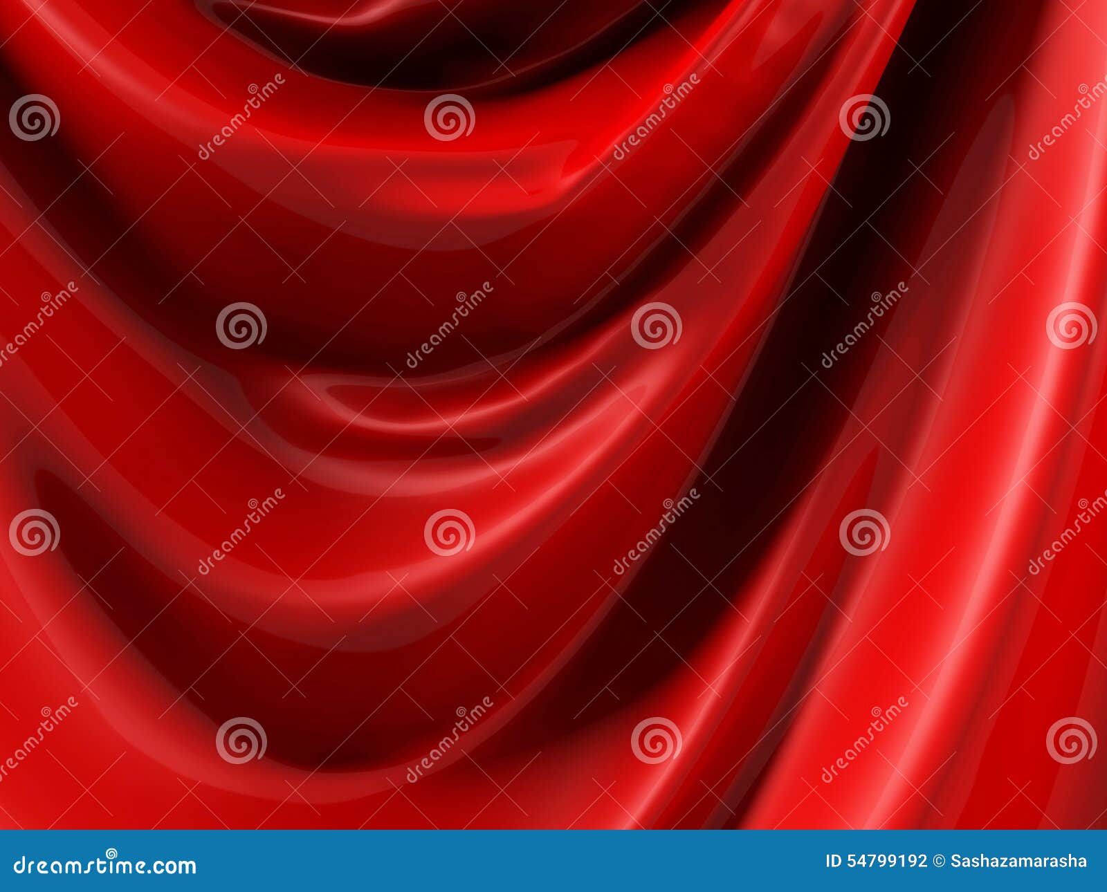 Red Silk Satin Cloth Folds Abstract Background Stock Illustration ...