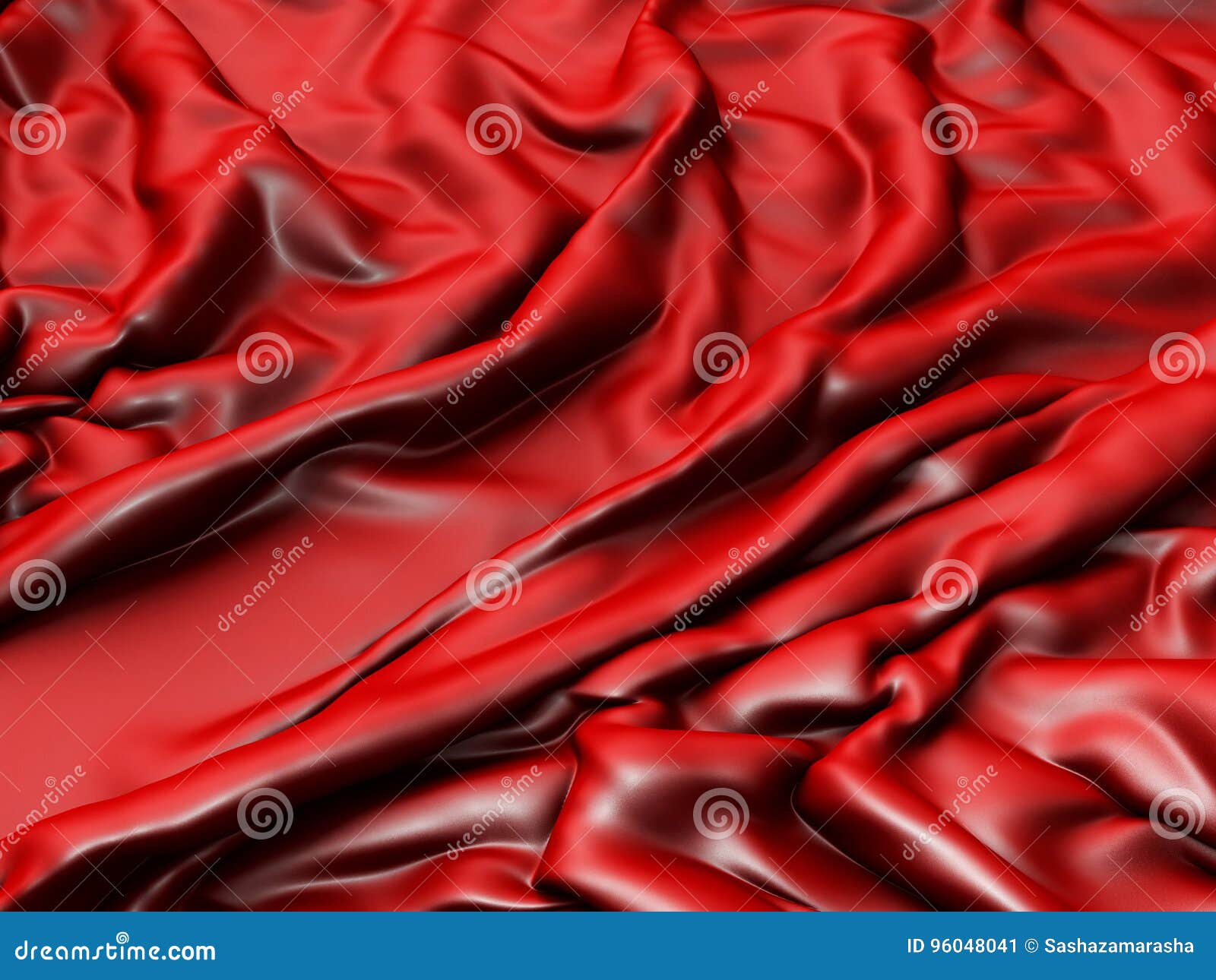 Red Silk Satin Fabric Texture Background Stock Illustration ...
