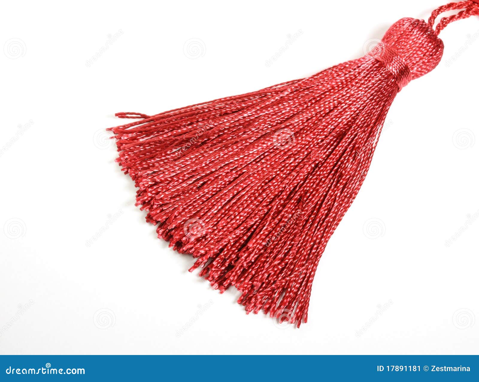 Red silk tassel stock image. Image of tassel, white, luxurious - 17891181