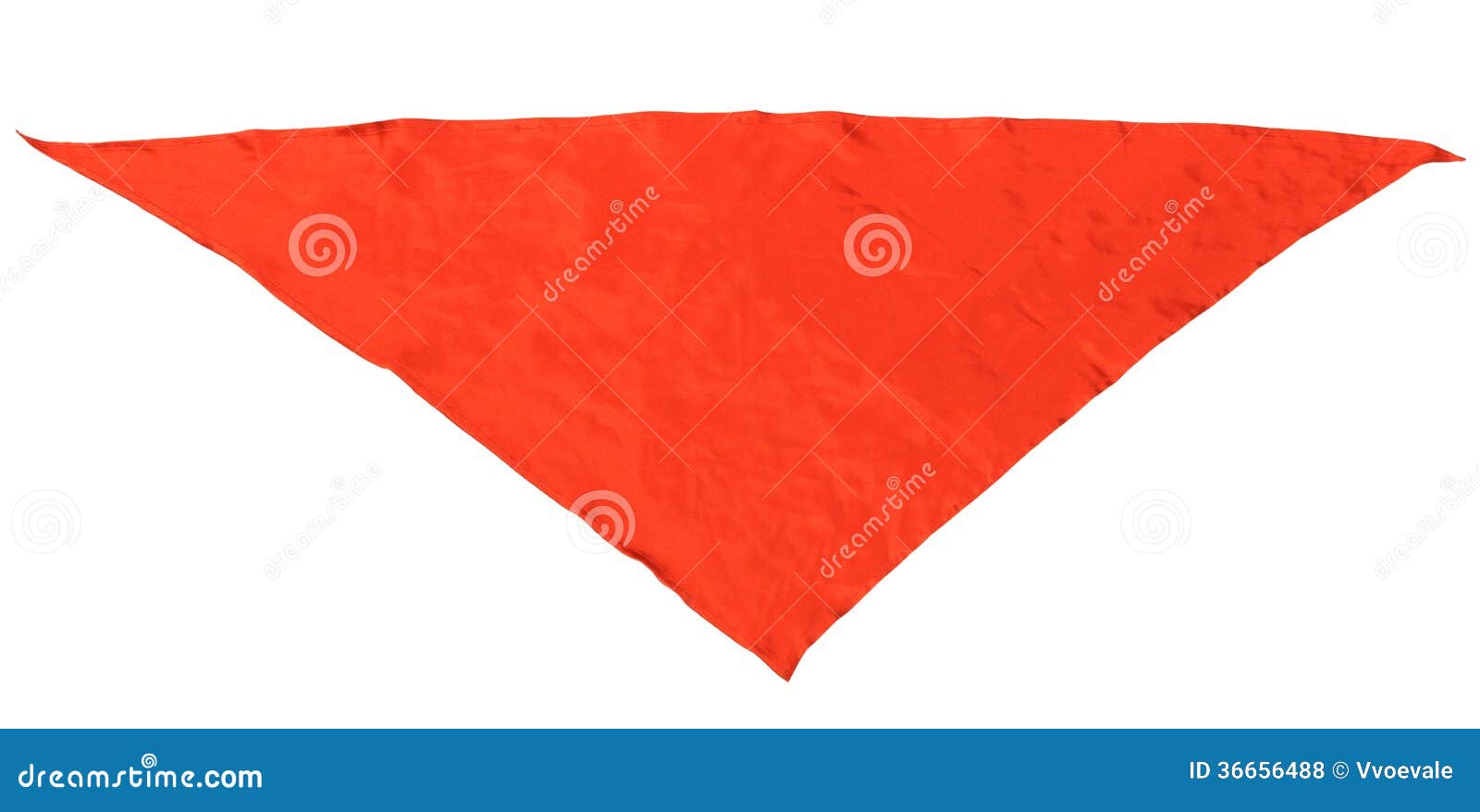 Red Silk Triangular Neckerchief Stock Photo - Image of neck, collar ...