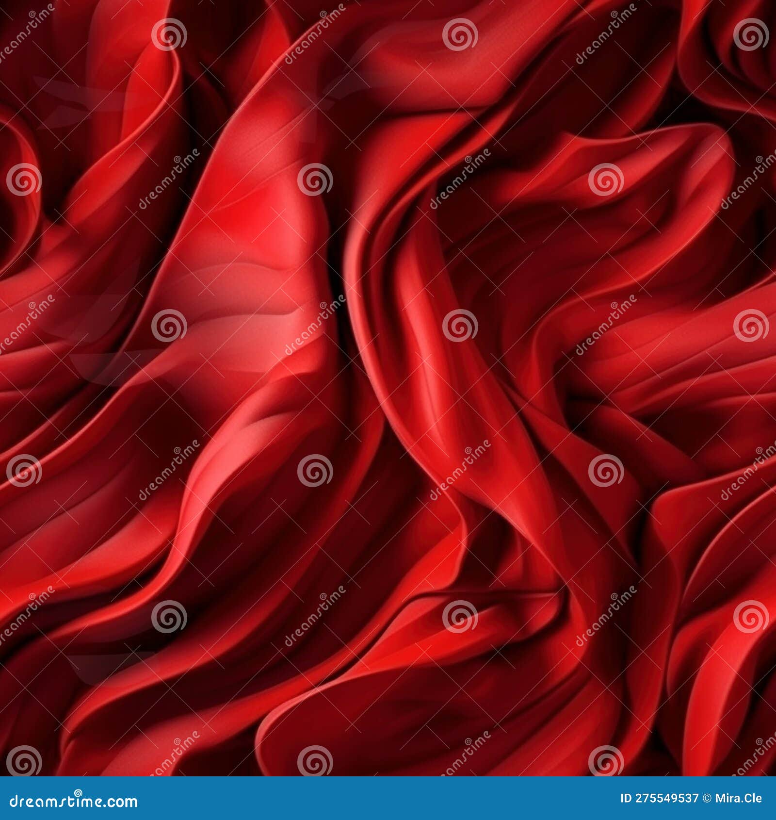 Red Silk Waving Backdrop Seamless Pattern, Created with Generative AI ...